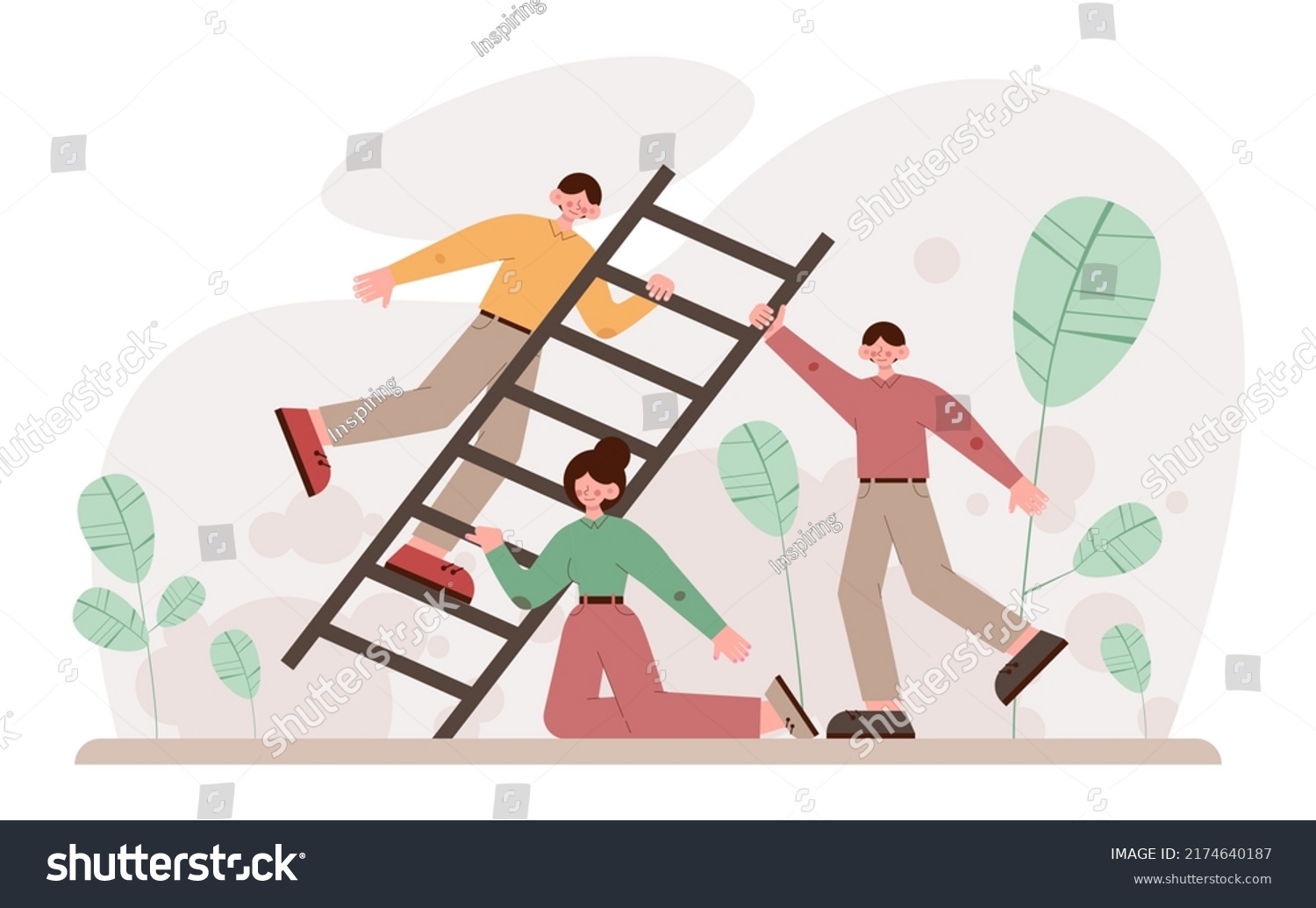 Cooperation Teamwork Concept Collaboration Teamwork Office Stock Vector ... Cooperation Teamwork Concept Collaboration Teamwork Office Stock Vector ...
