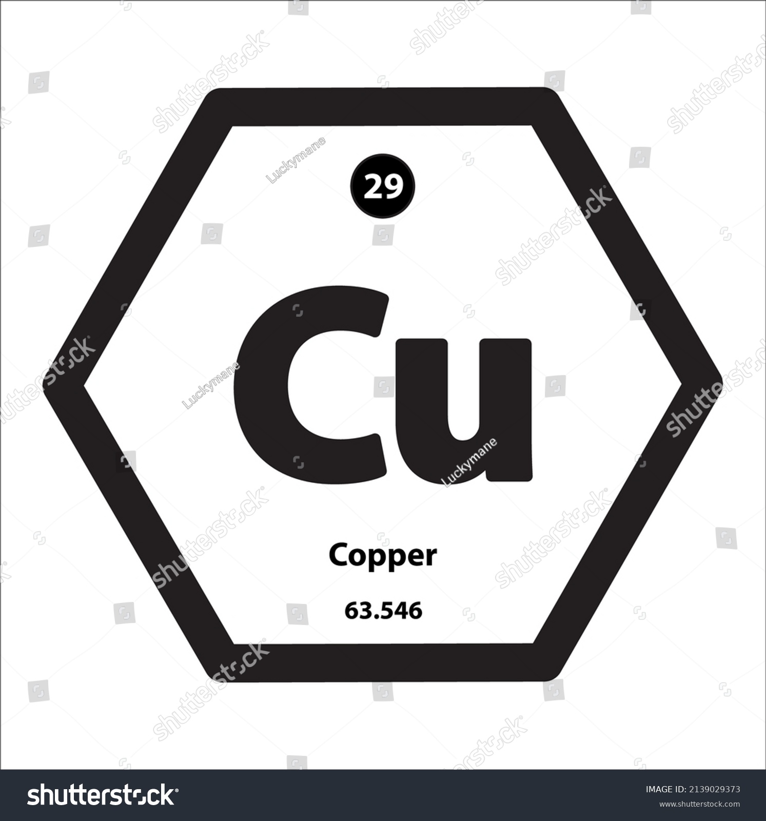 Copper Cu Chemical Element Icon Hexagon Stock Vector (Royalty Free ... Copper Cu Chemical Element Icon Hexagon Stock Vector (Royalty Free ...