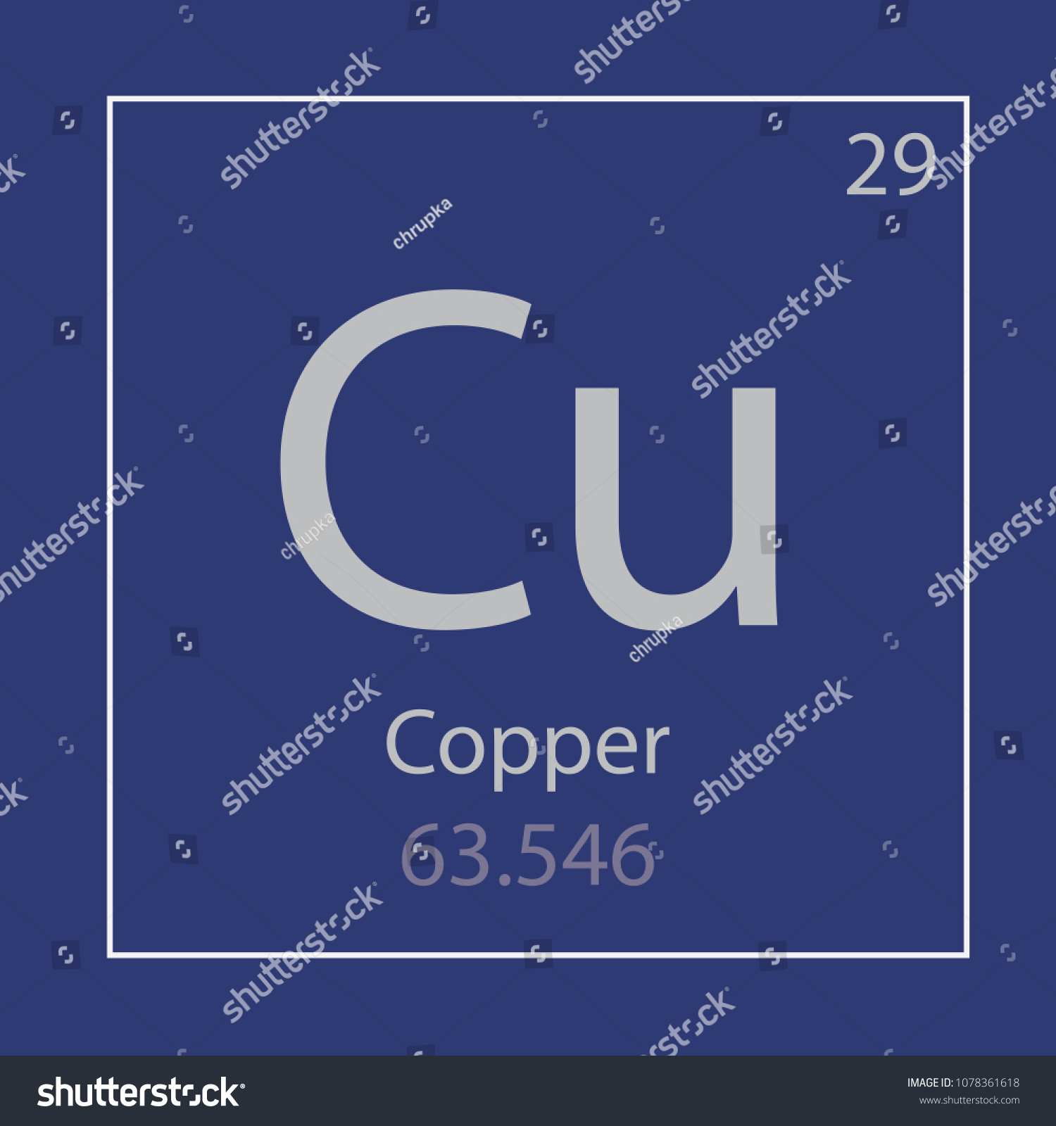 Copper Cu Chemical Element Icon Vector Stock Vector (Royalty Free ... Copper Cu Chemical Element Icon Vector Stock Vector (Royalty Free ...