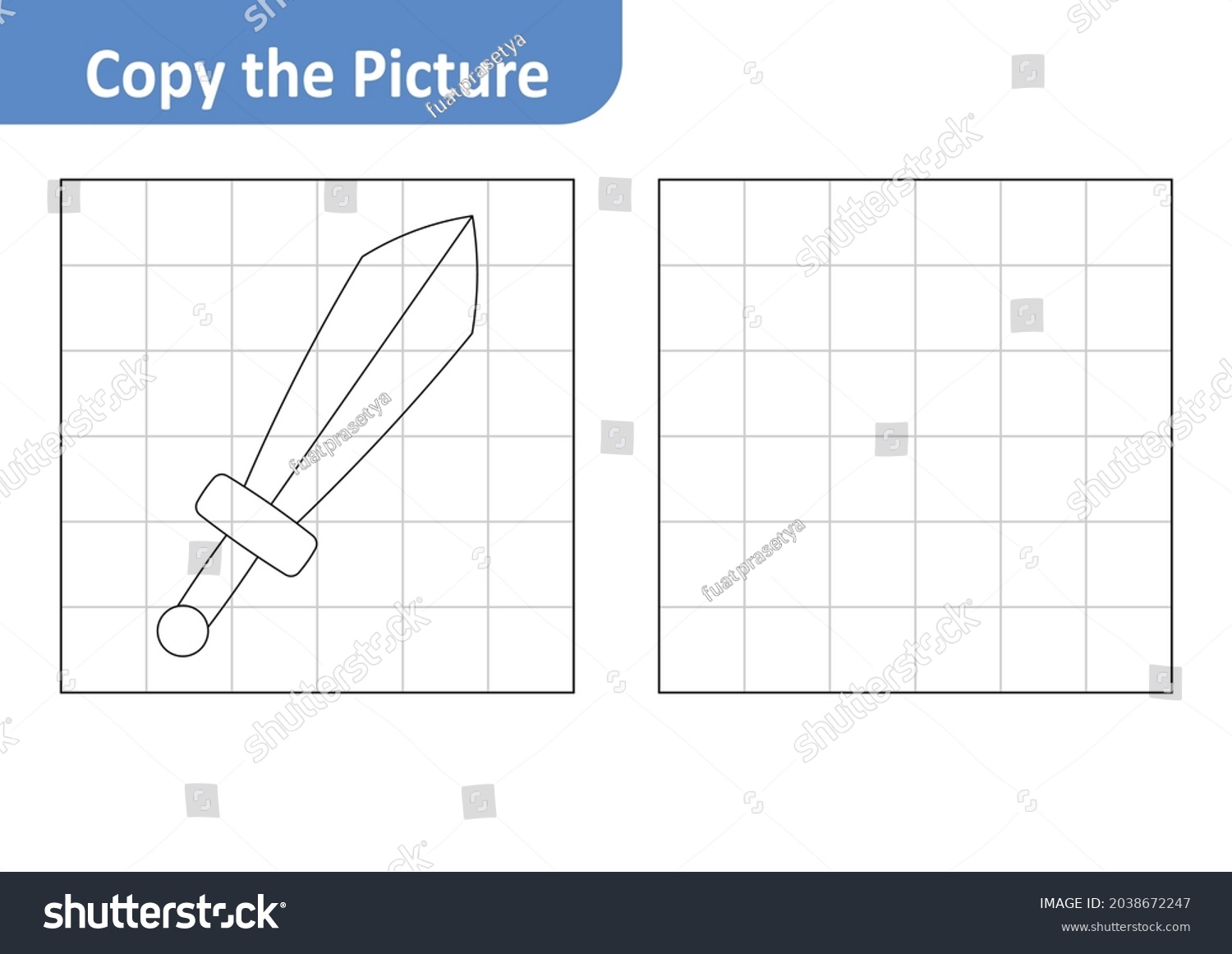 Copy Picture Sword Vector Stock Vector (Royalty Free) 2038672247 ...