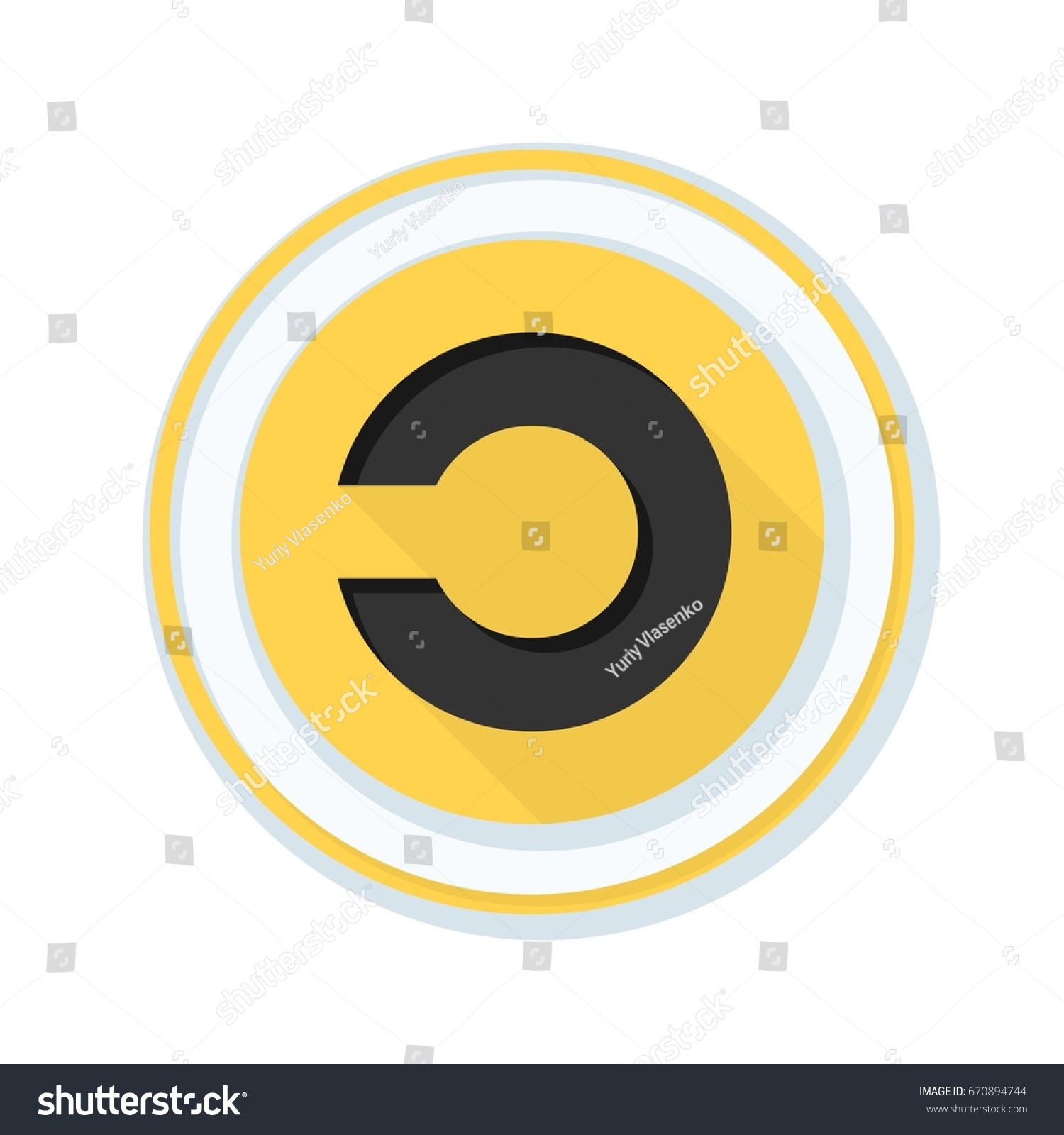 Copyleft Sign Illustration Stock Vector (Royalty Free) 670894744