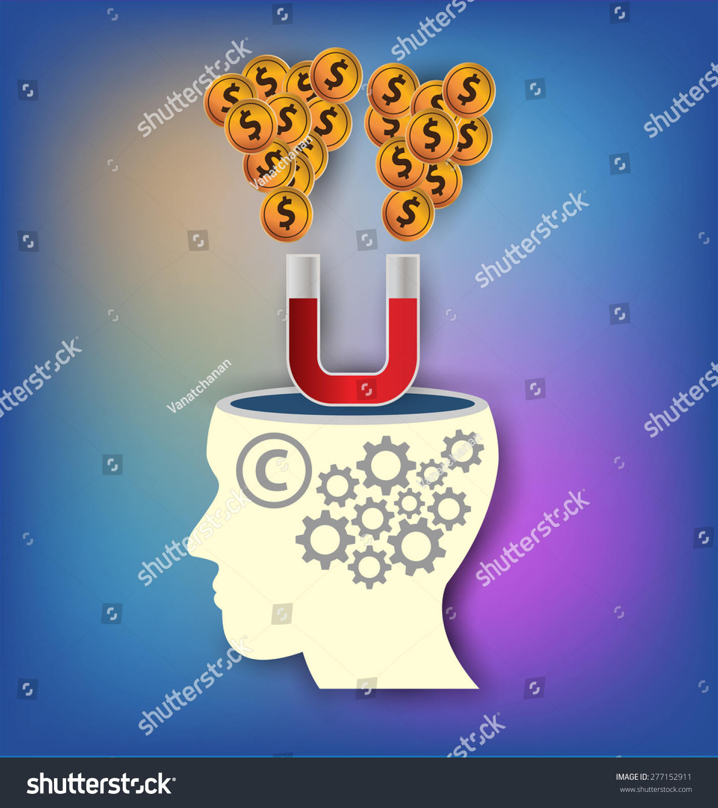 Copyright Concept Vector Illustration Stock Vector (Royalty Free ...