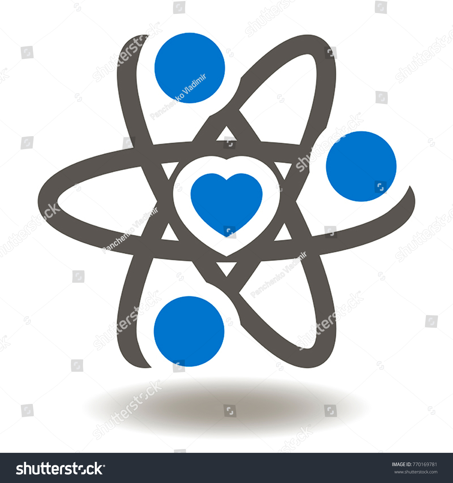 Core Values Business Icon Vector Atom Stock Vector (Royalty Free) 770169781