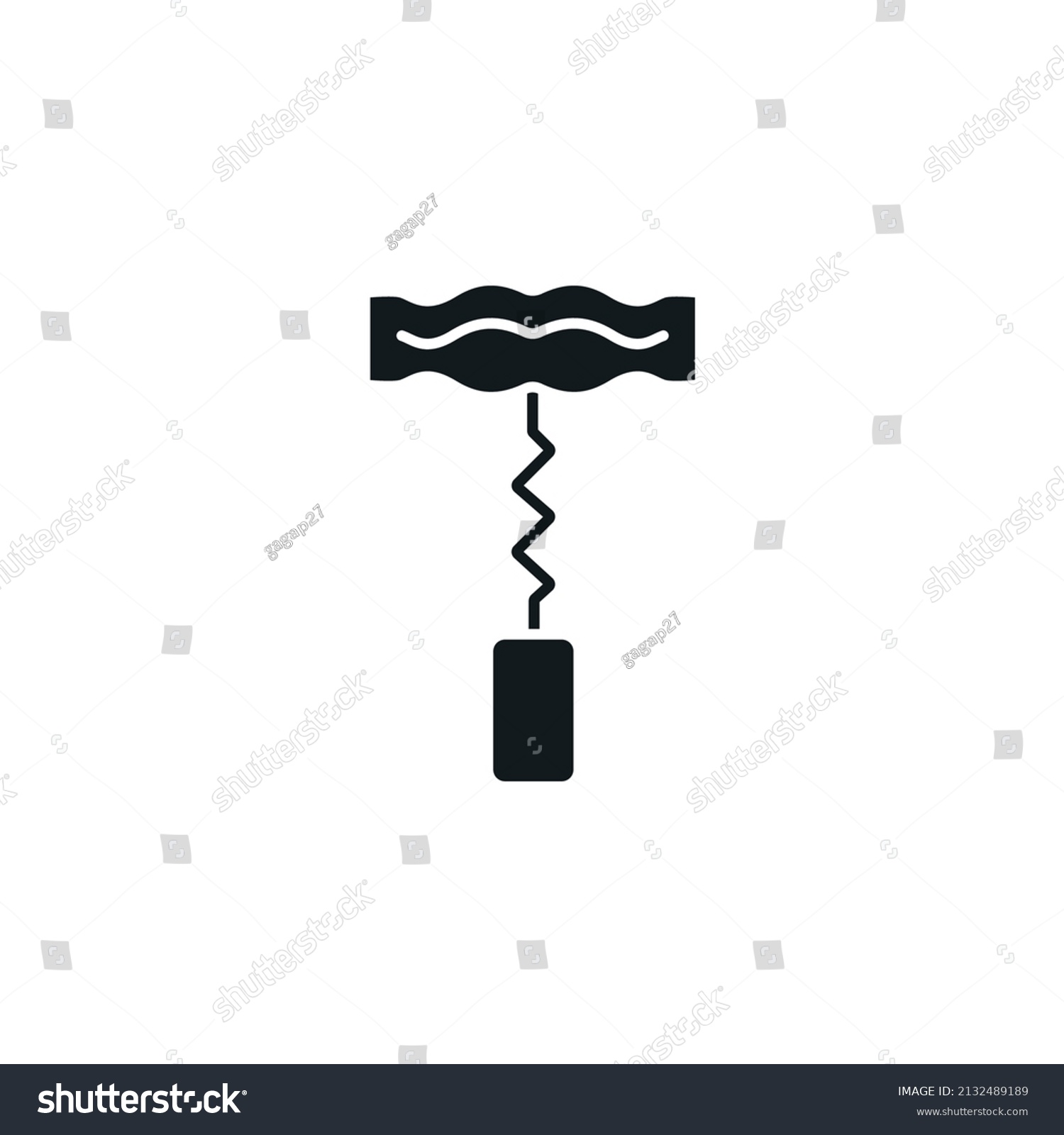 Corkscrew Icons Symbol Vector Elements Infographic Stock Vector ...