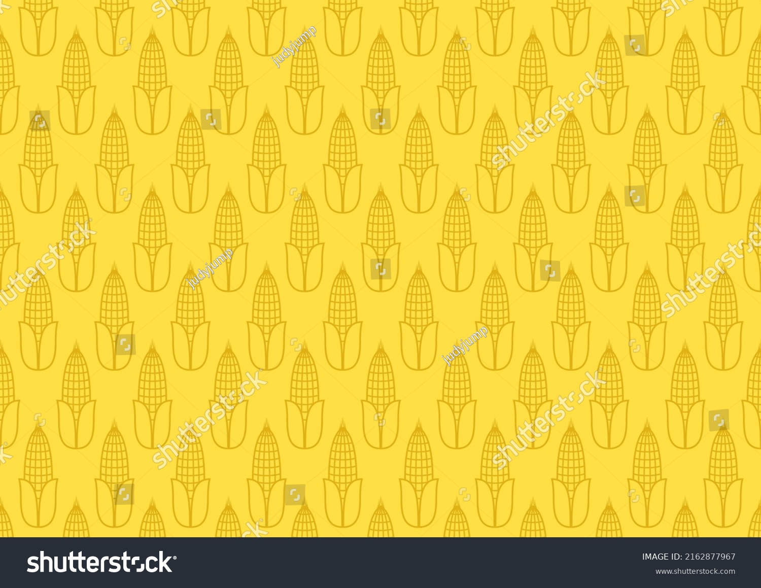 Corn Icon Corn Doodle Pattern Wallpaper Stock Vector (Royalty Free ...