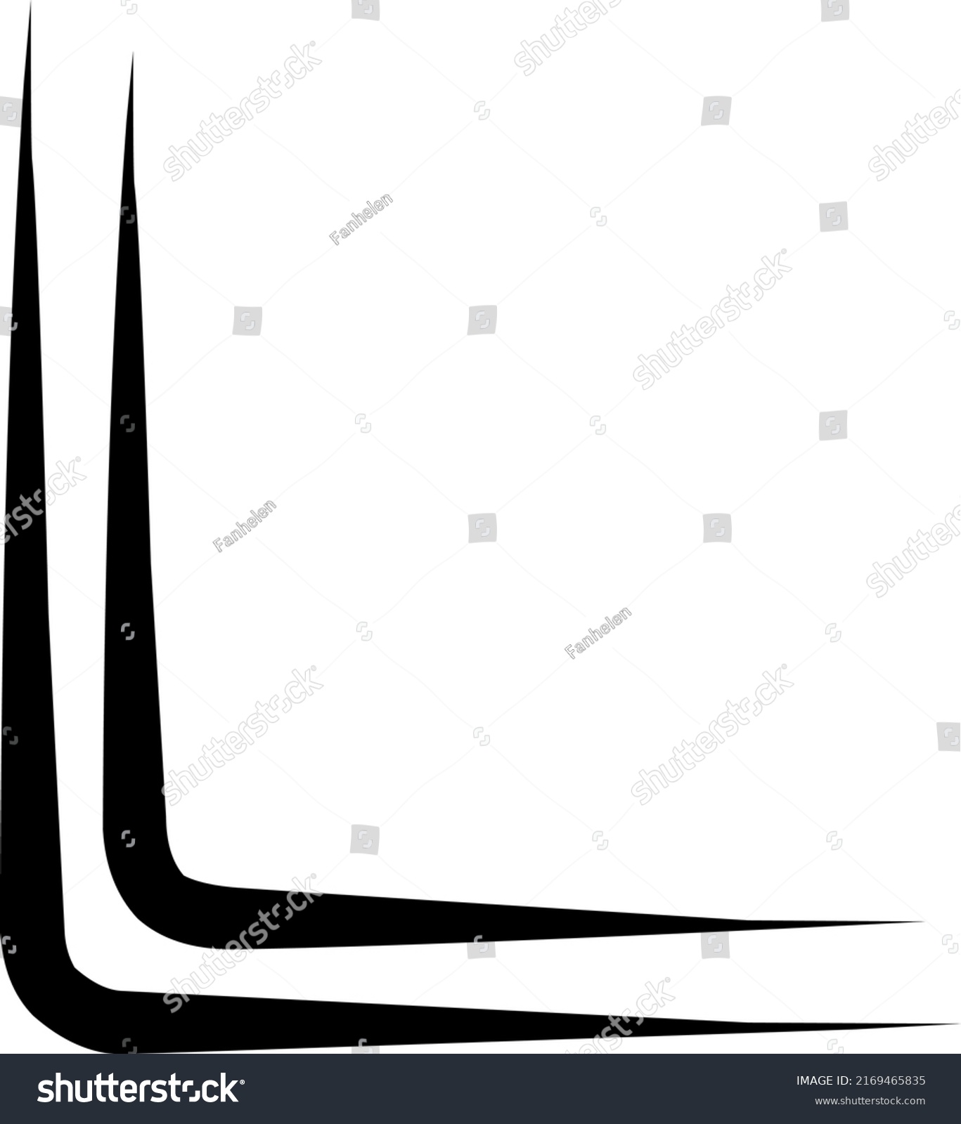 Corner Borders Border Frame Border Vector Stock Vector (Royalty Free ...