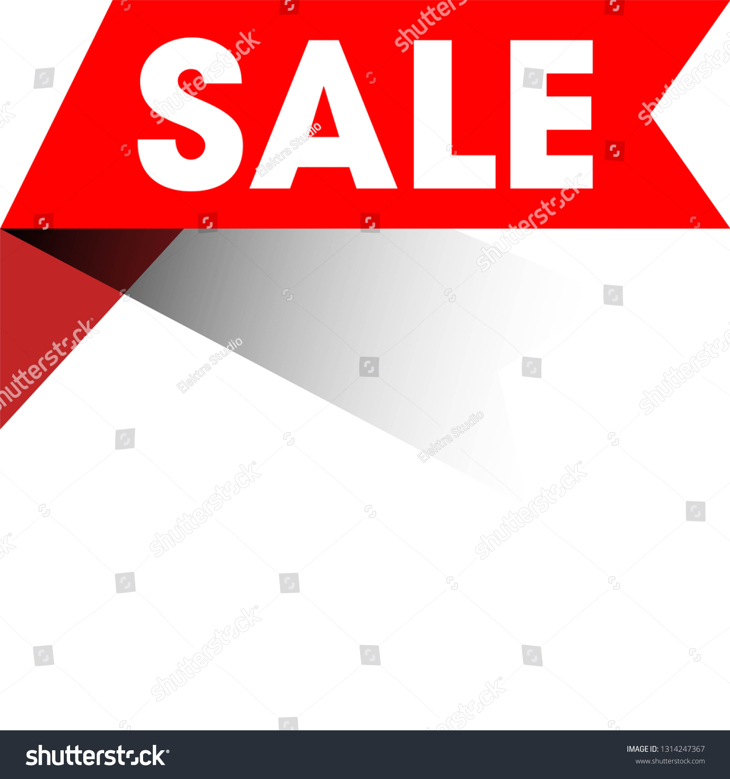 Corner Ribbon Banner Vector Illustration Stock Vector (Royalty Free ...