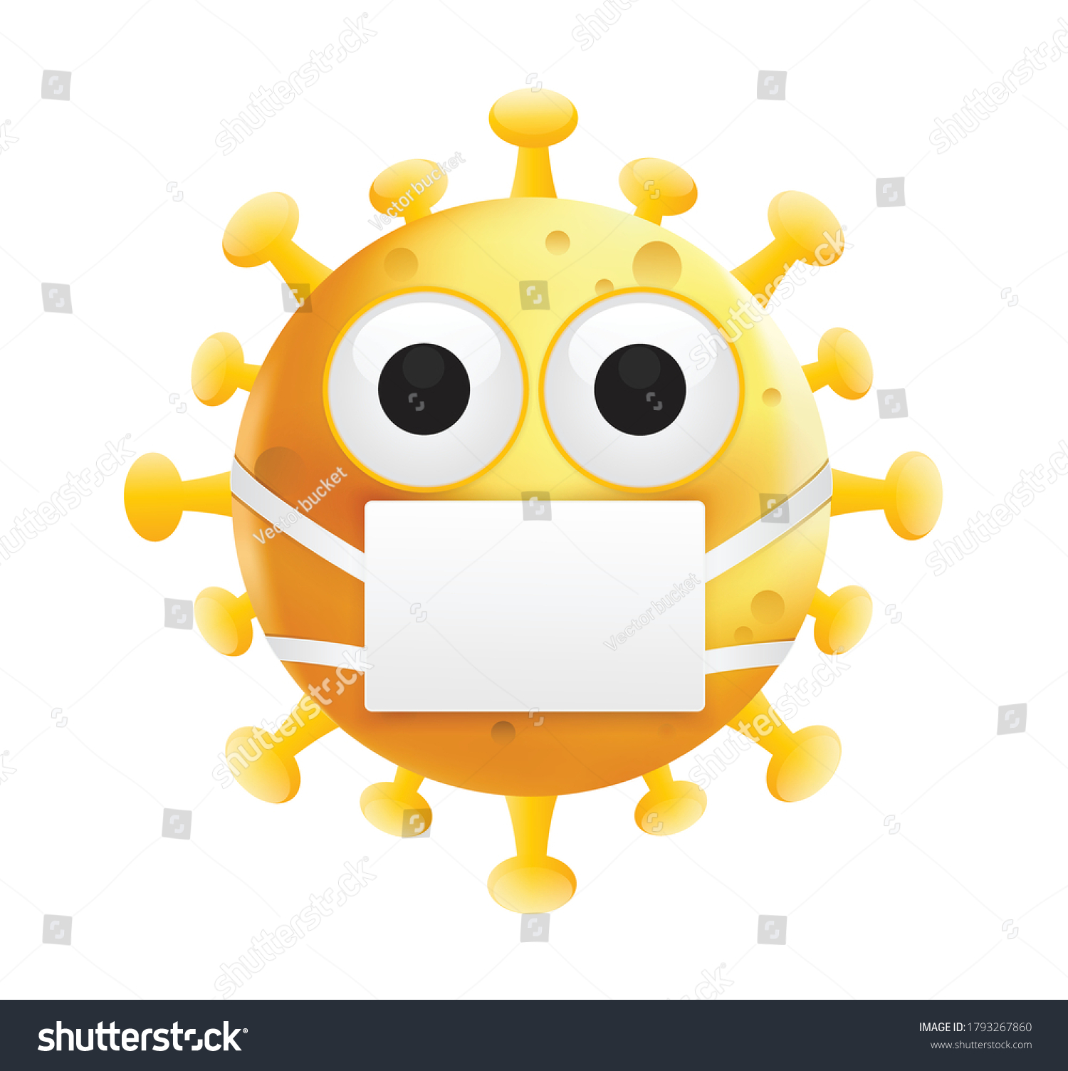 Corona Emojicorona Virus Illustrationvirus Cartoon On Stock Vector ... Corona Emojicorona Virus Illustrationvirus Cartoon On Stock Vector ...
