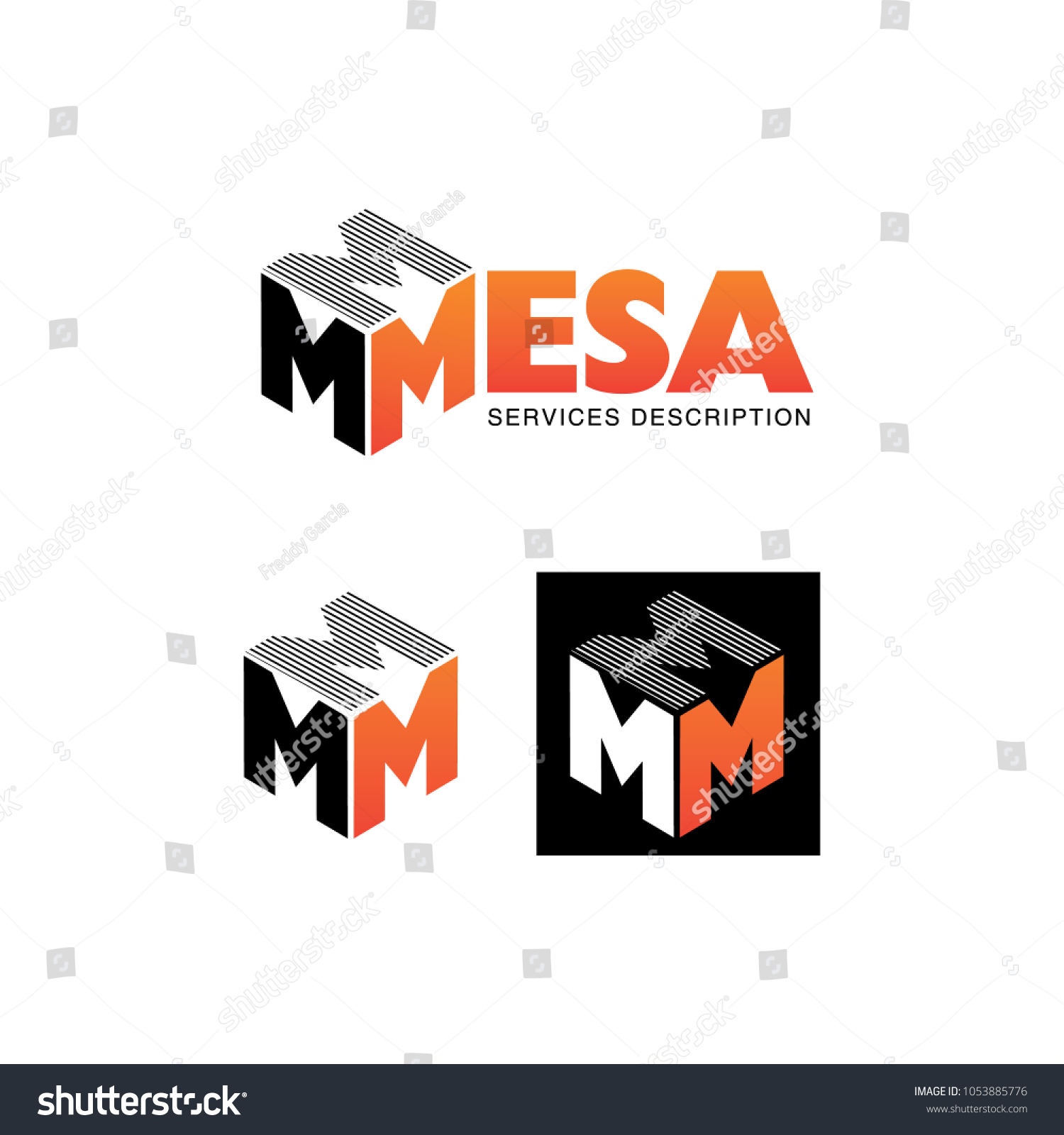 Corporate Technology 3d Logo Stock Vector (Royalty Free) 1053885776 ...