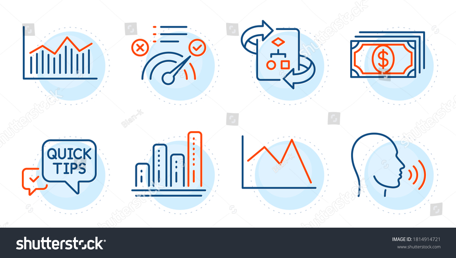 Correct Answer Graph Chart Money Diagram Stock Vector (Royalty Free ...