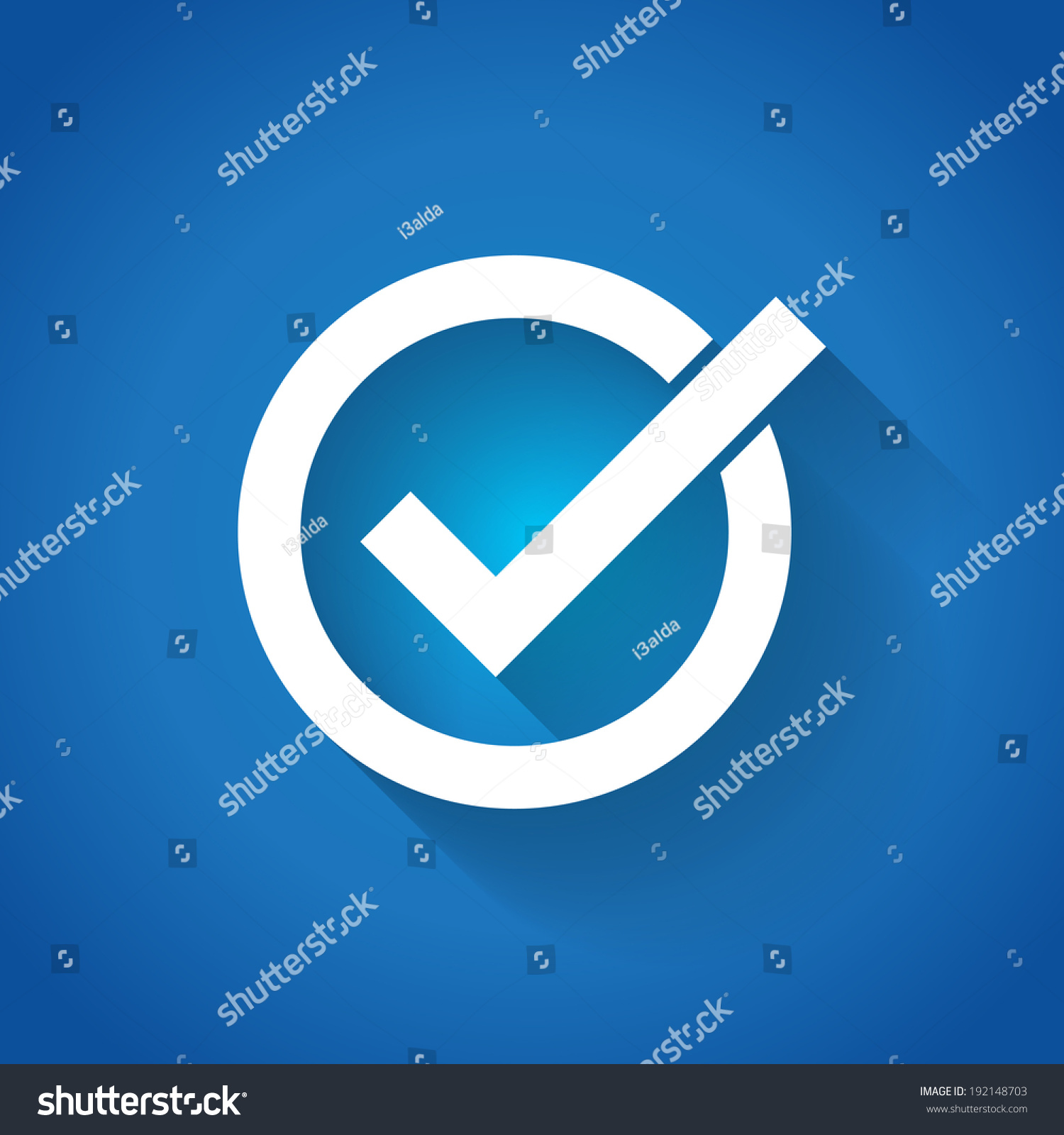 Correct Symbol Illustration Stock Vector (Royalty Free) 192148703