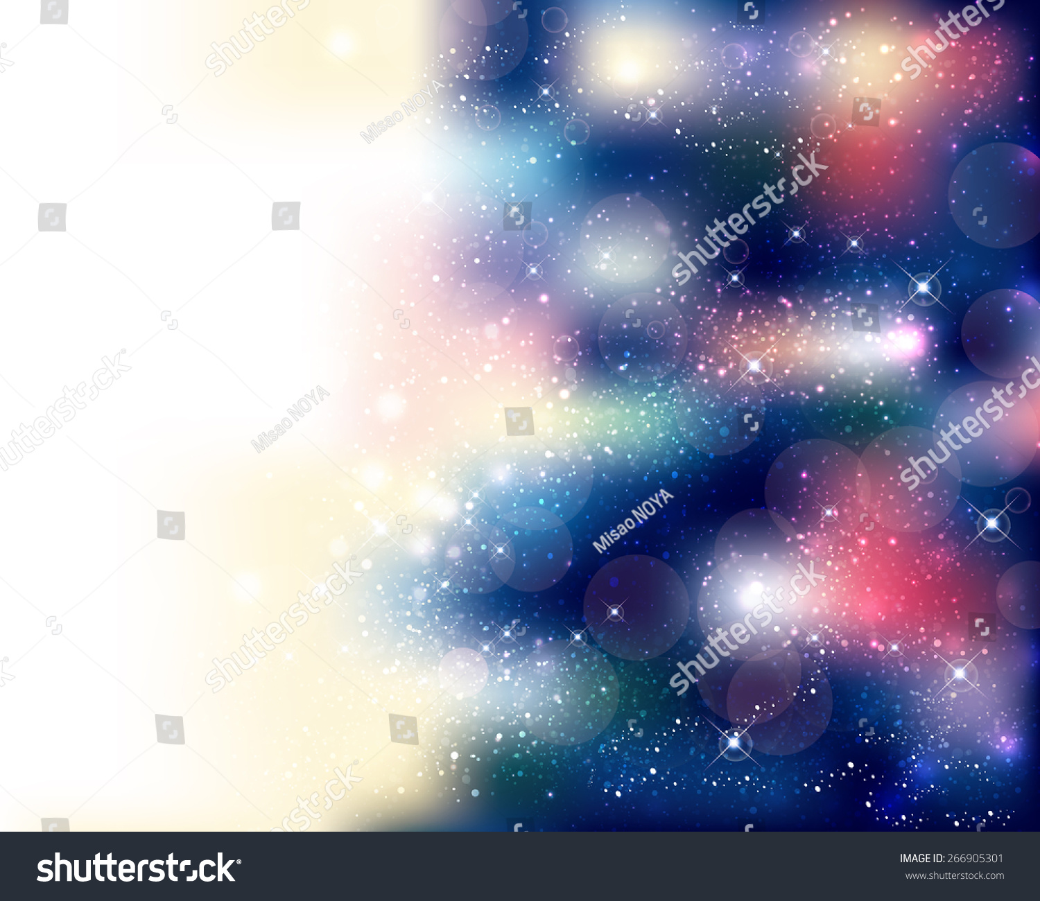 Cosmic Background Stock Vector (Royalty Free) 266905301 | Shutterstock