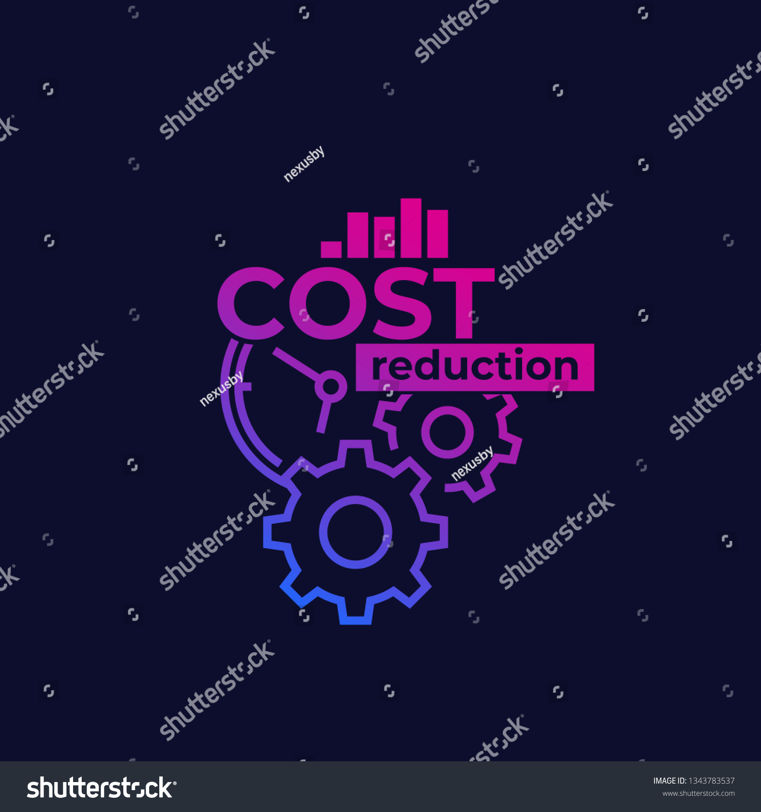 Cost Reduction Optimization Vector Illustration Stock Vector (Royalty ... Cost Reduction Optimization Vector Illustration Stock Vector (Royalty ...