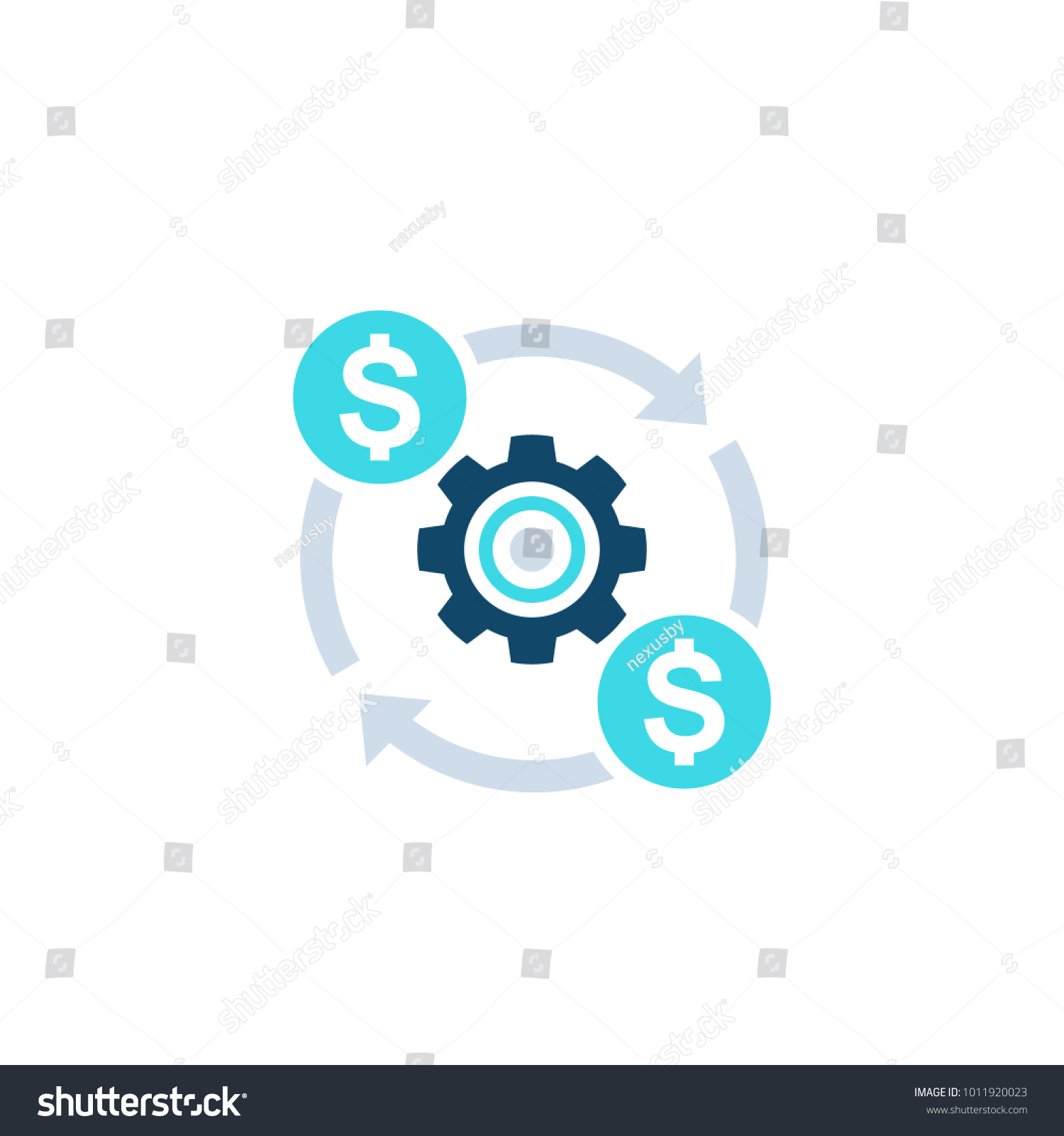 Costs Optimization Efficiency Icon Stock Vector (Royalty Free) 1011920023