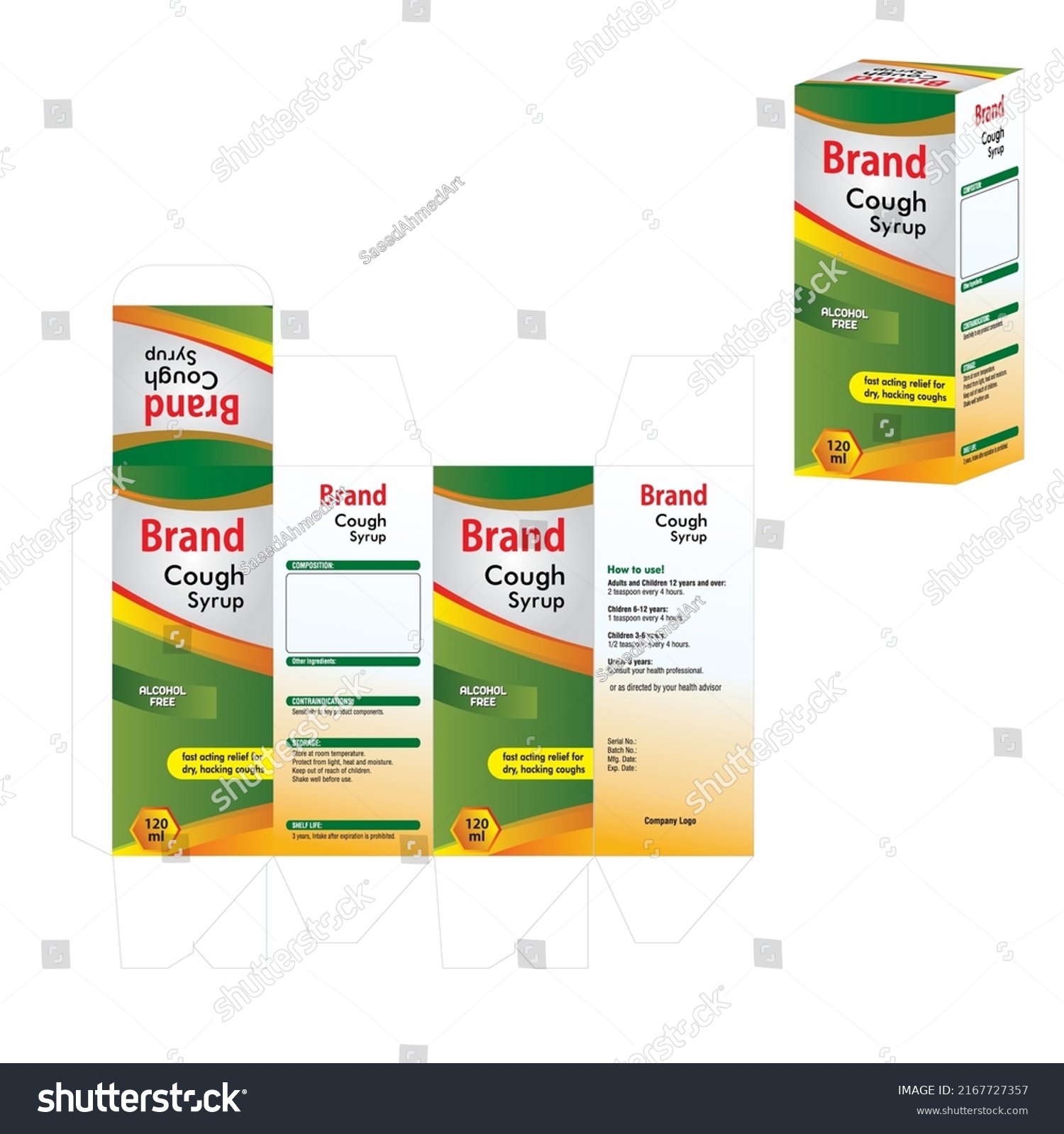 442 Cough syrup box Images, Stock Photos & Vectors | Shutterstock