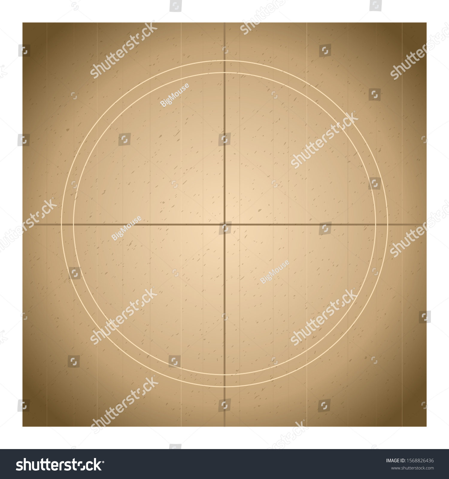 Countdown Empty Frame Movie Screen Concept Stock Vector (Royalty Free ...