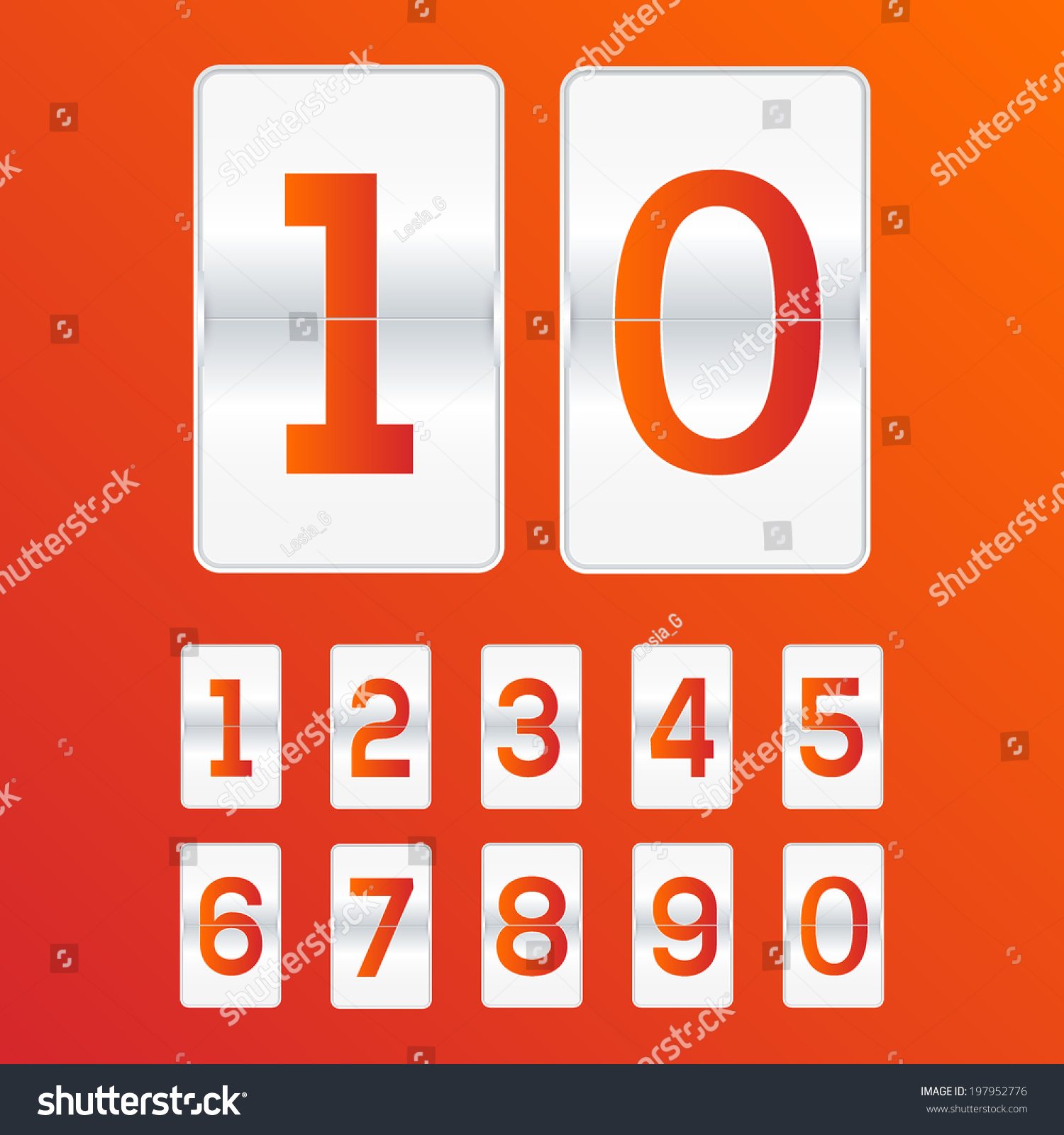 Countdown Timer White Color Mechanical Scoreboard Stock Vector (Royalty ... Countdown Timer White Color Mechanical Scoreboard Stock Vector (Royalty ...