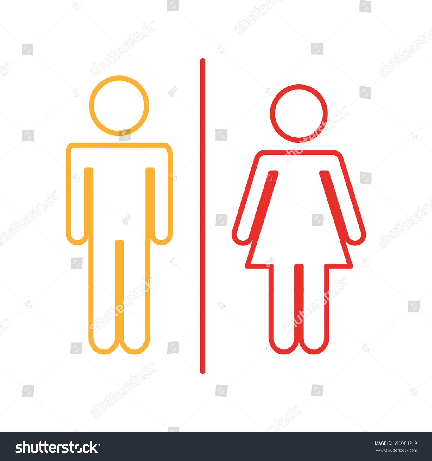 Couple Gender Silhouette Isolated Icon Stock Vector (Royalty Free ... Couple Gender Silhouette Isolated Icon Stock Vector (Royalty Free ...