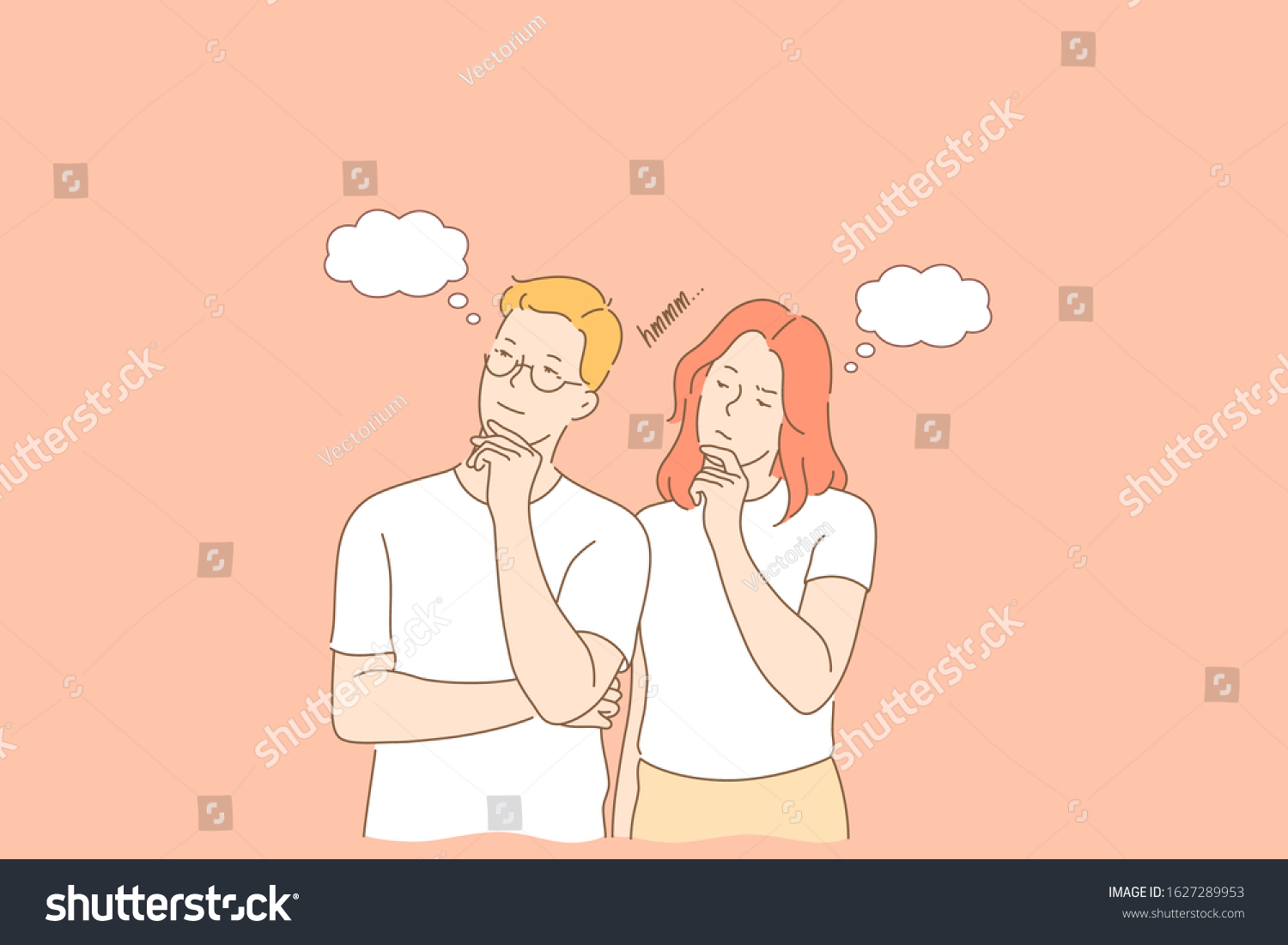 9,174 Thinking couple Stock Vectors, Images & Vector Art | Shutterstock