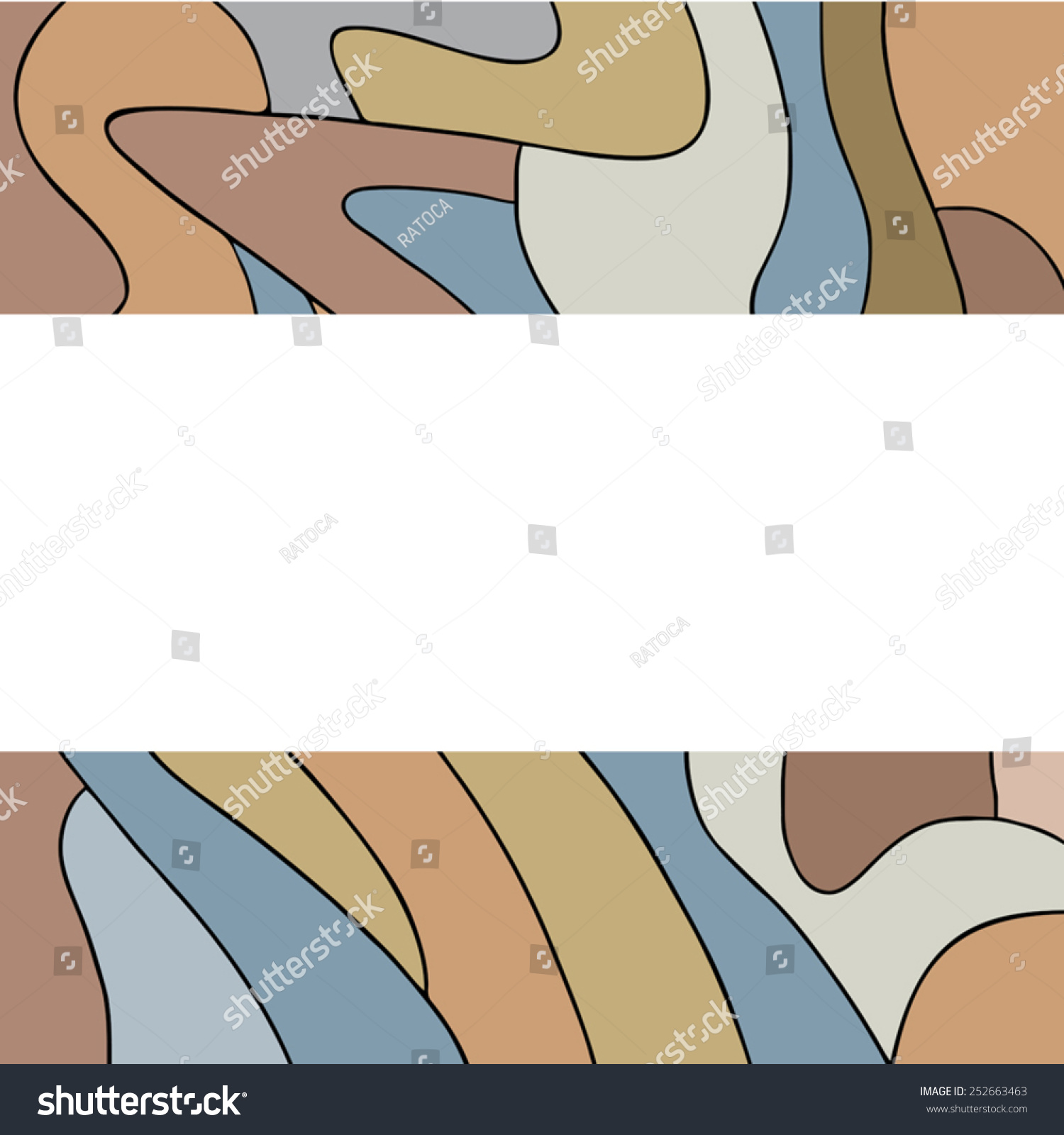 Cover Art Frame Stock Vector (Royalty Free) 252663463