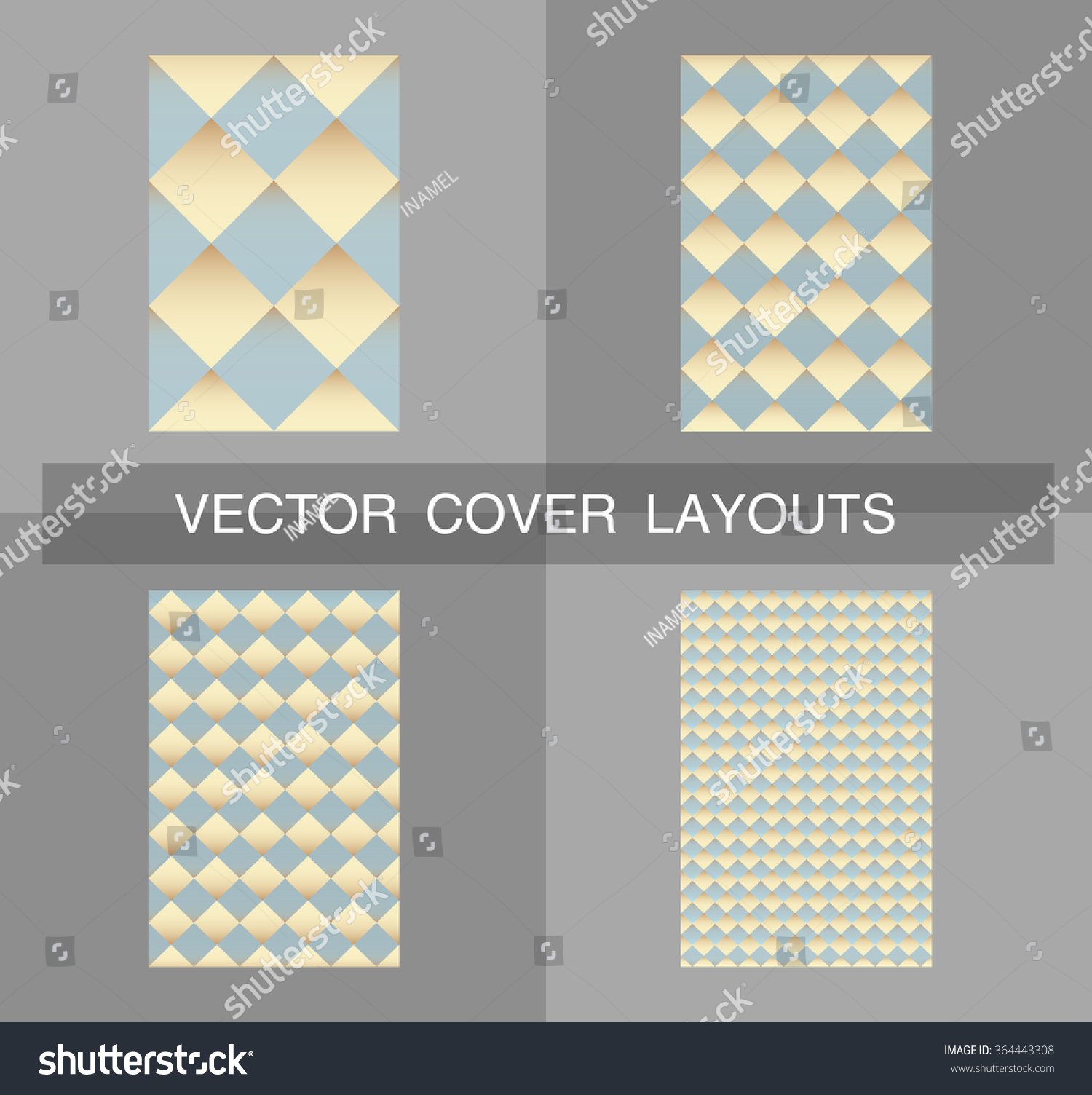 Cover Design Template Vector Notepad Layout: vector de stock (libre de ...