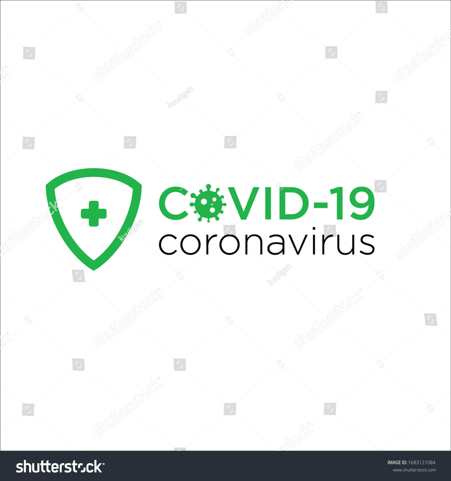 Covid 19 Pendemic Logo Vector Stock Vector (Royalty Free) 1683121084 ...