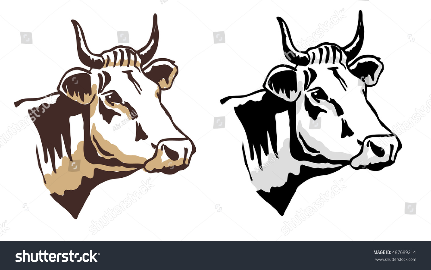 238 Two tone cow Images, Stock Photos & Vectors | Shutterstock