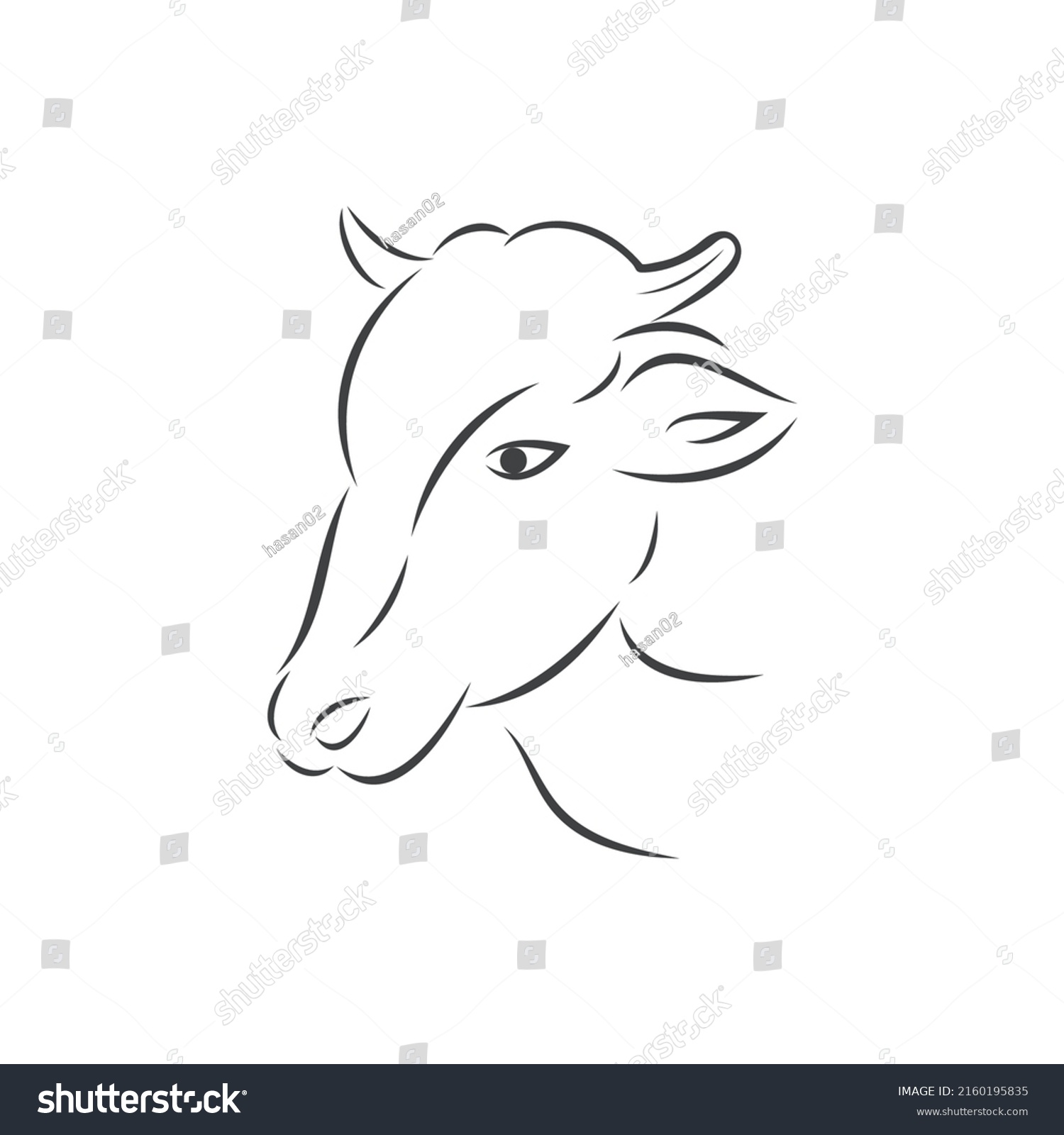 Cow Logo Vector Simple Design Illustration Stock Vector (Royalty Free ...