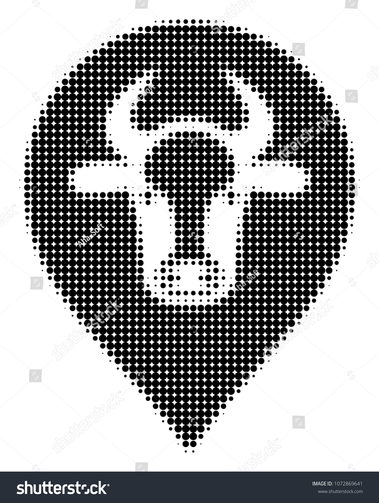 Cow Map Pointer Halftone Vector Pictogram Stock Vector (Royalty Free ... Cow Map Pointer Halftone Vector Pictogram Stock Vector (Royalty Free ...