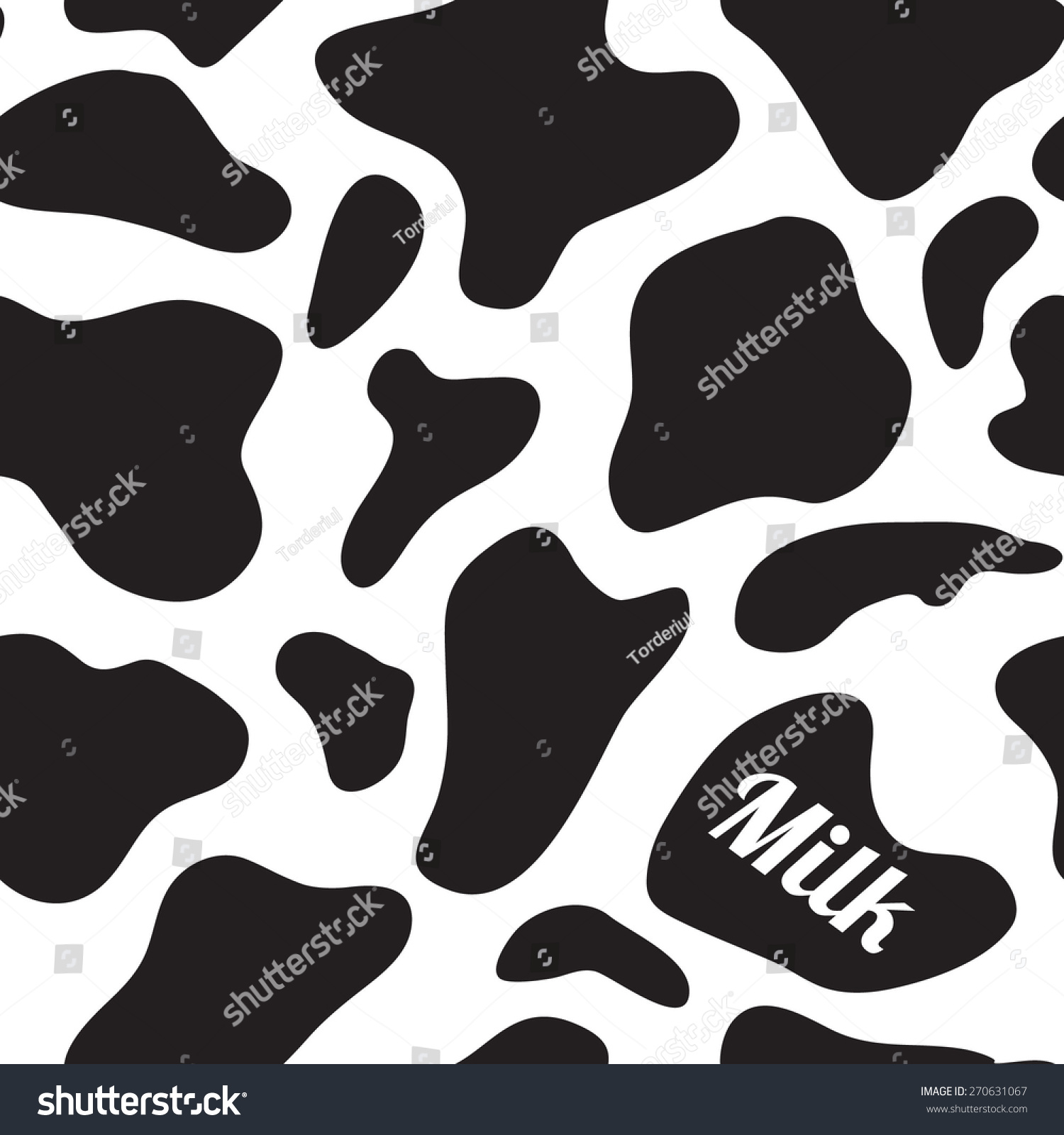 Cow Skin Hand Drawn Vector Seamless: เวกเตอร์สต็อก (ปลอดค่าลิขสิทธิ์ ...