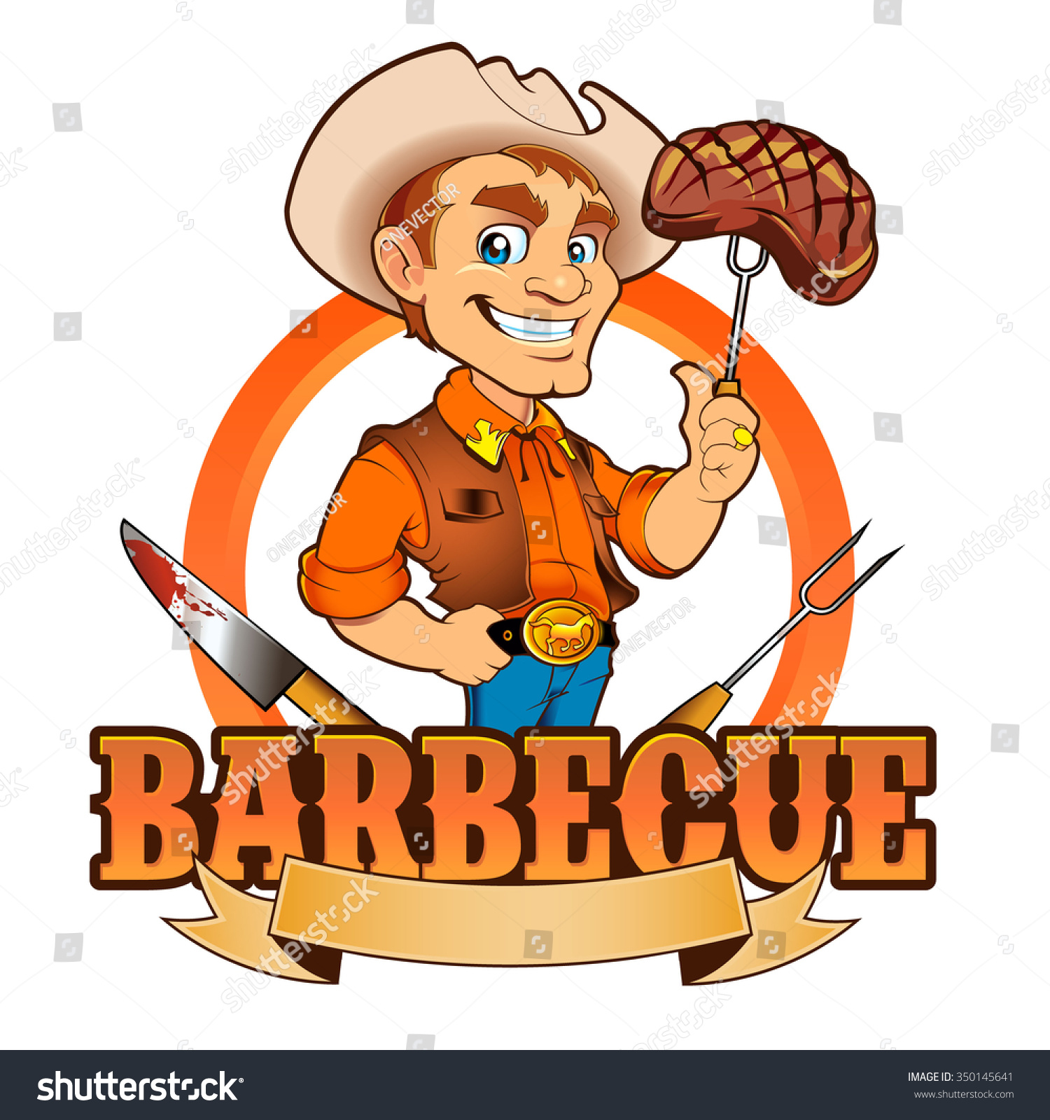 1,141 Cowboy chef Stock Illustrations, Images & Vectors | Shutterstock
