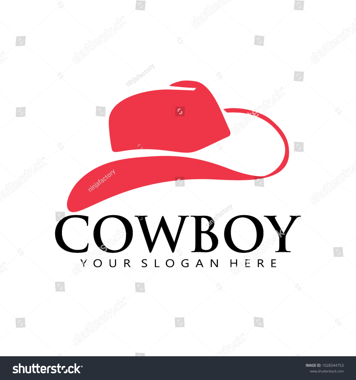 Cowboy Hat Logo Icon 库存矢量图（免版税）1028344753 | Shutterstock