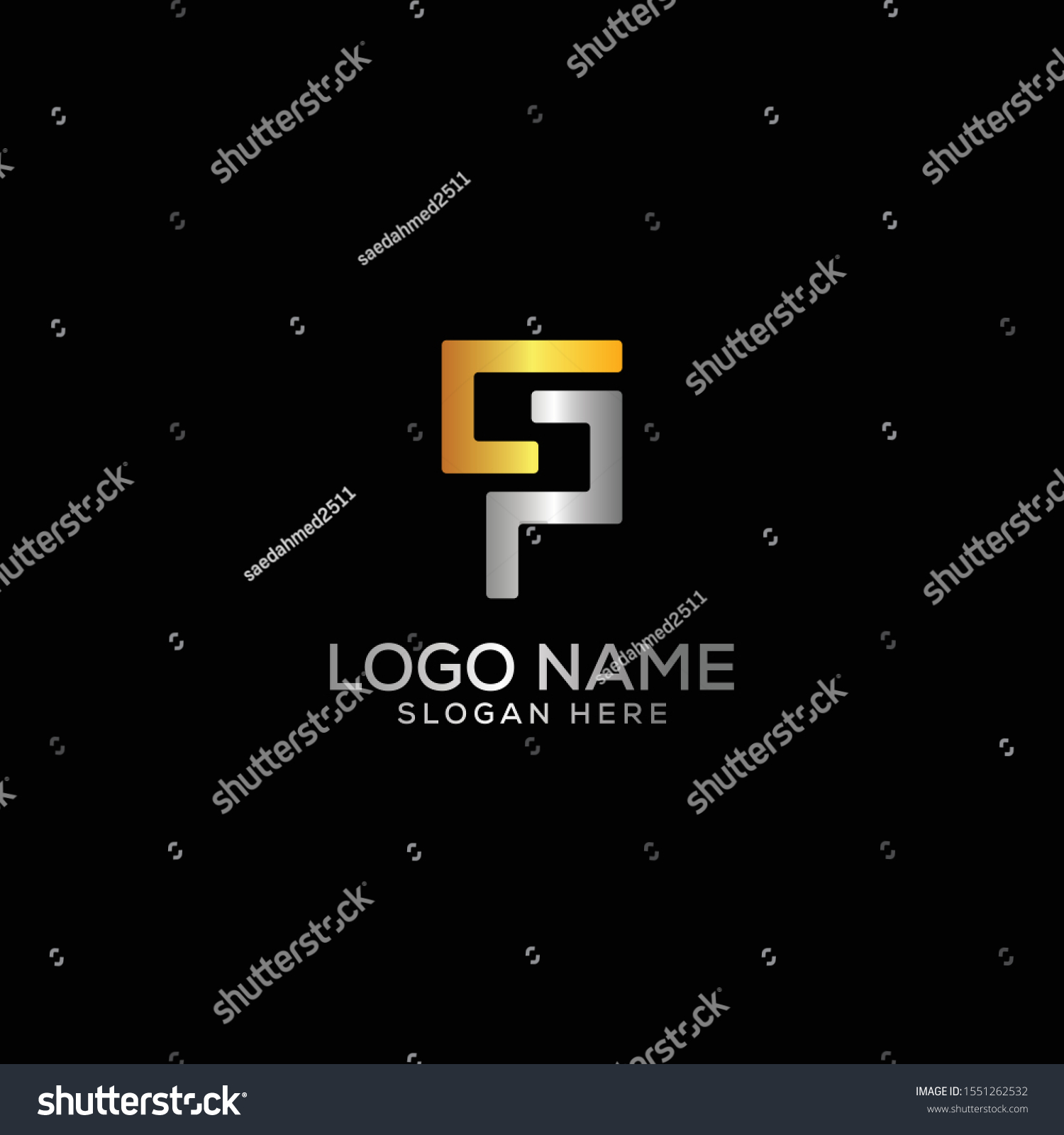 Cppc Letter Logo Design Template Full Stock Vector (Royalty Free ...