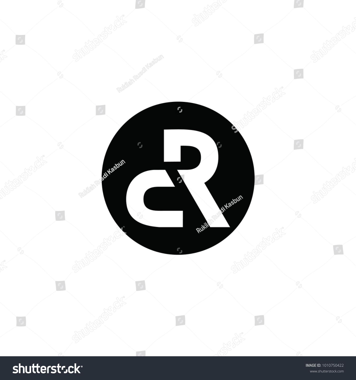 Cr Letter Vector Logo Stock Vector (Royalty Free) 1010750422 | Shutterstock