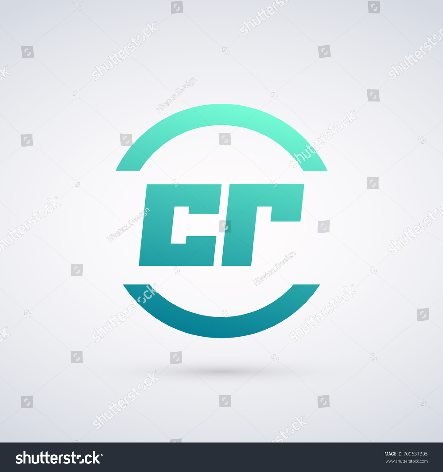 Cr Logo Stock Vector (Royalty Free) 709631305 | Shutterstock