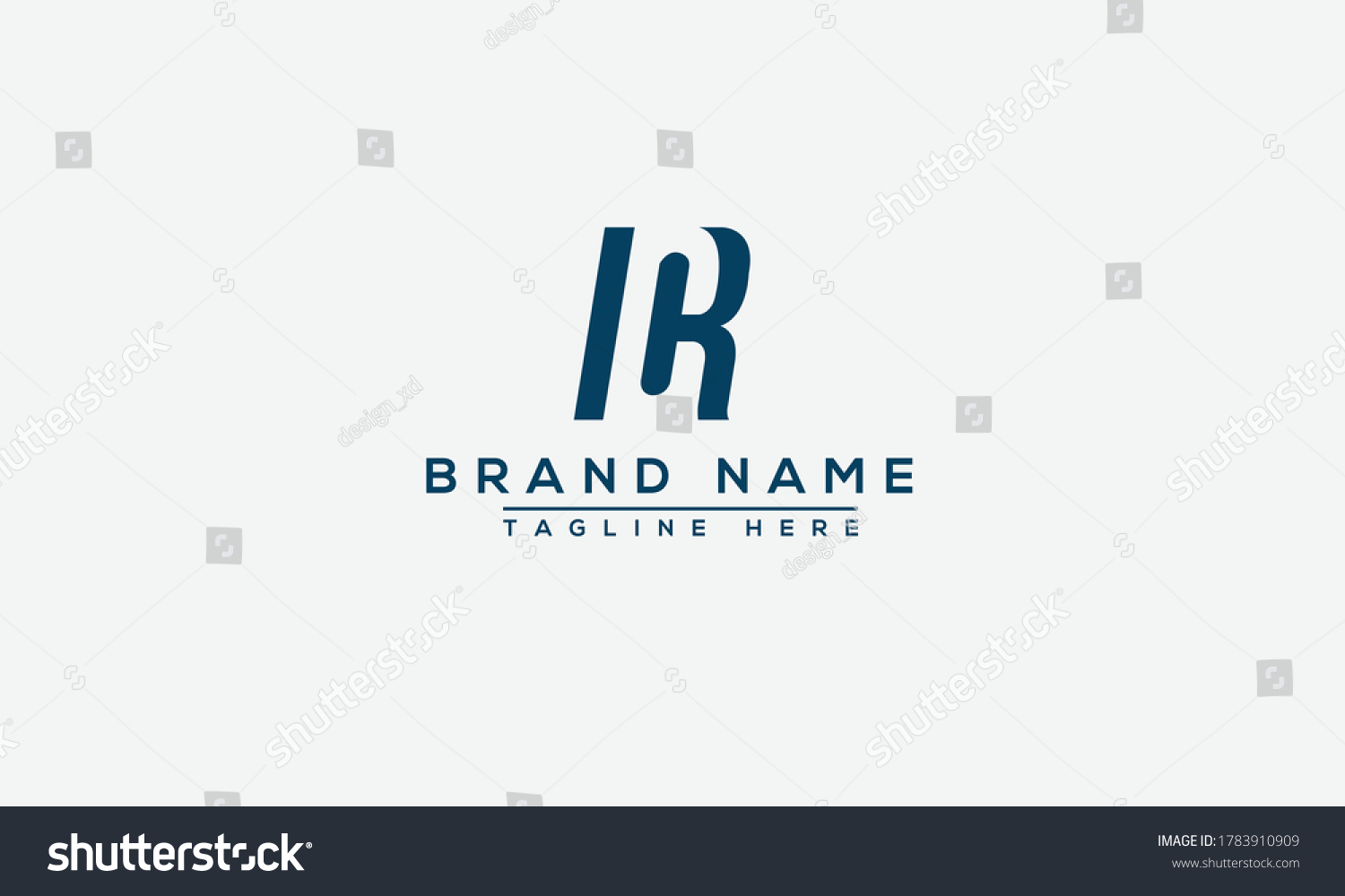 Cr Logo Design Template Vector Graphic Stock Vector (Royalty Free ...