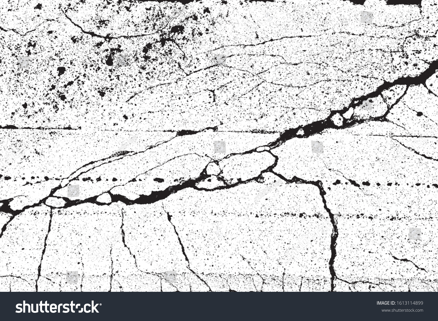 Crack Ground Abstract Background On White Stock Vector (Royalty Free ...