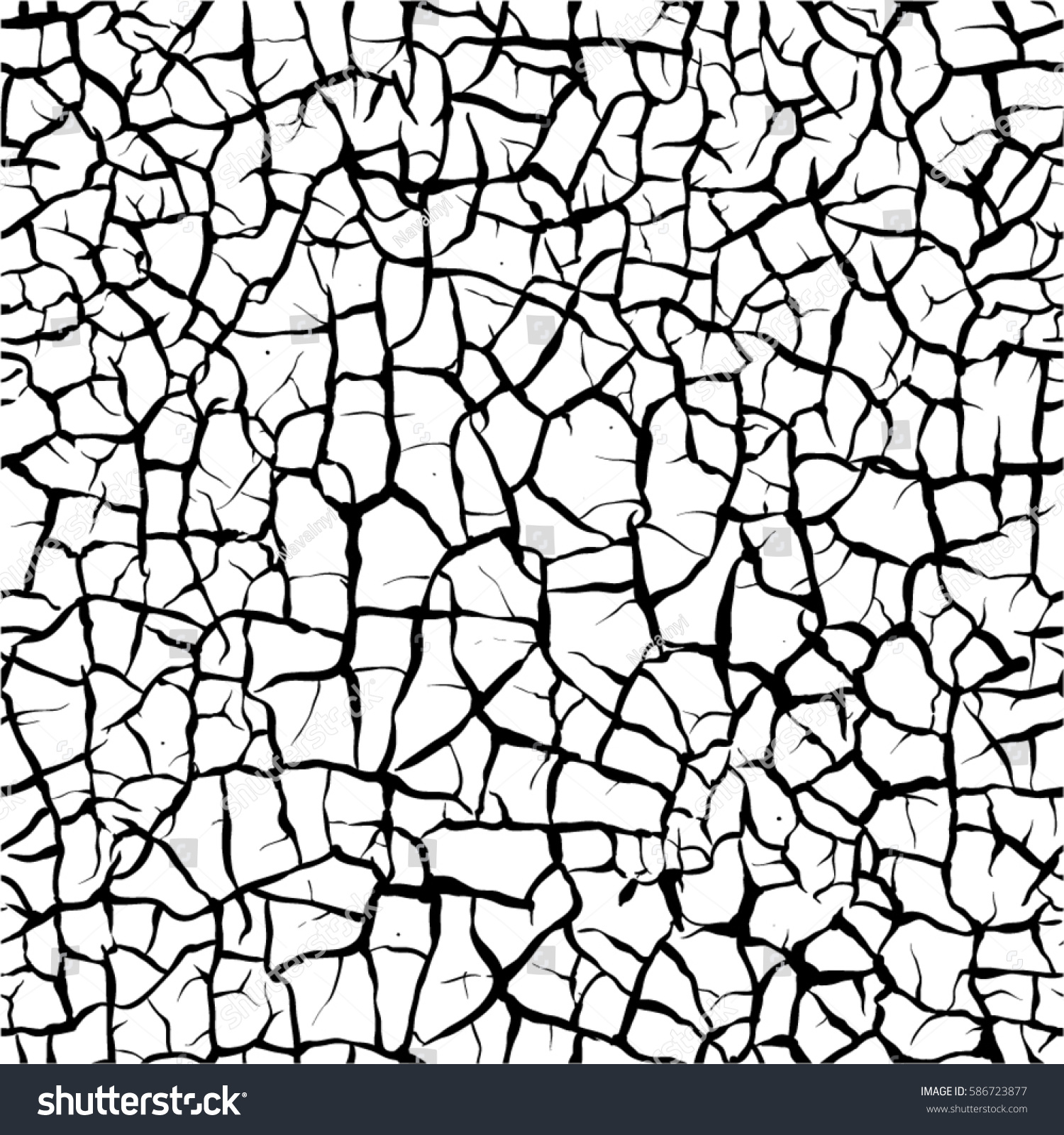Cracked Ground Paint Surface Texture Seamless: vetor stock (livre de ...