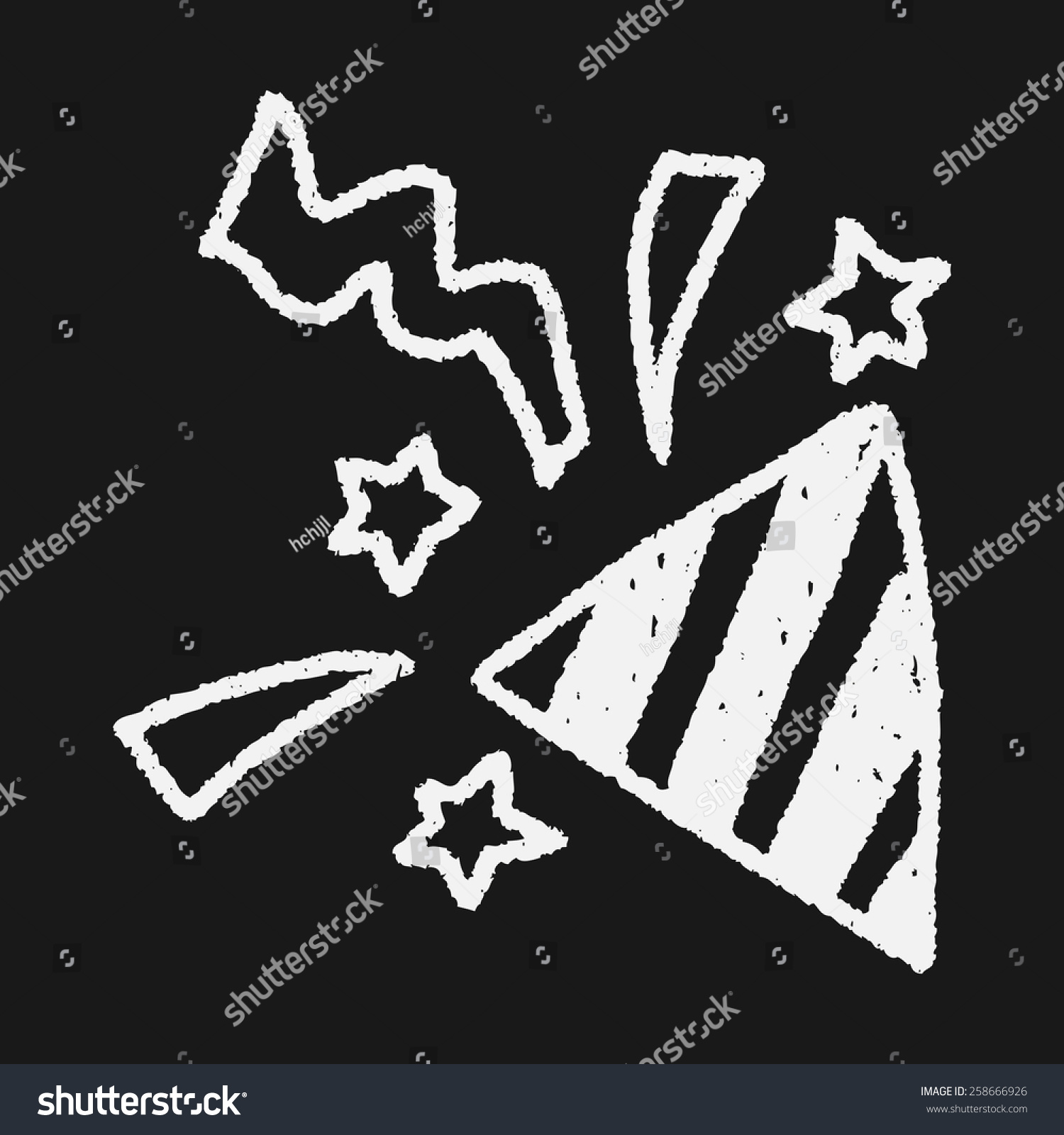 Cracker Doodle Drawing Stock Vector (Royalty Free) 258666926 | Shutterstock