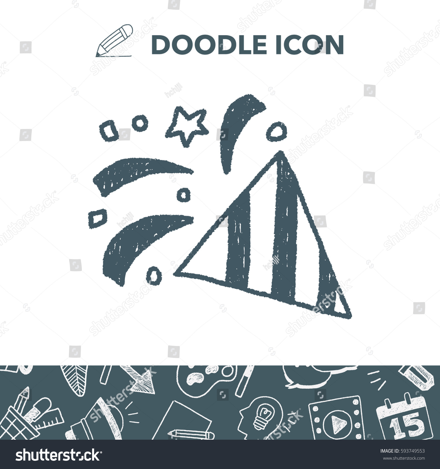 Cracker Doodle Drawing Stock Vector (Royalty Free) 593749553 | Shutterstock