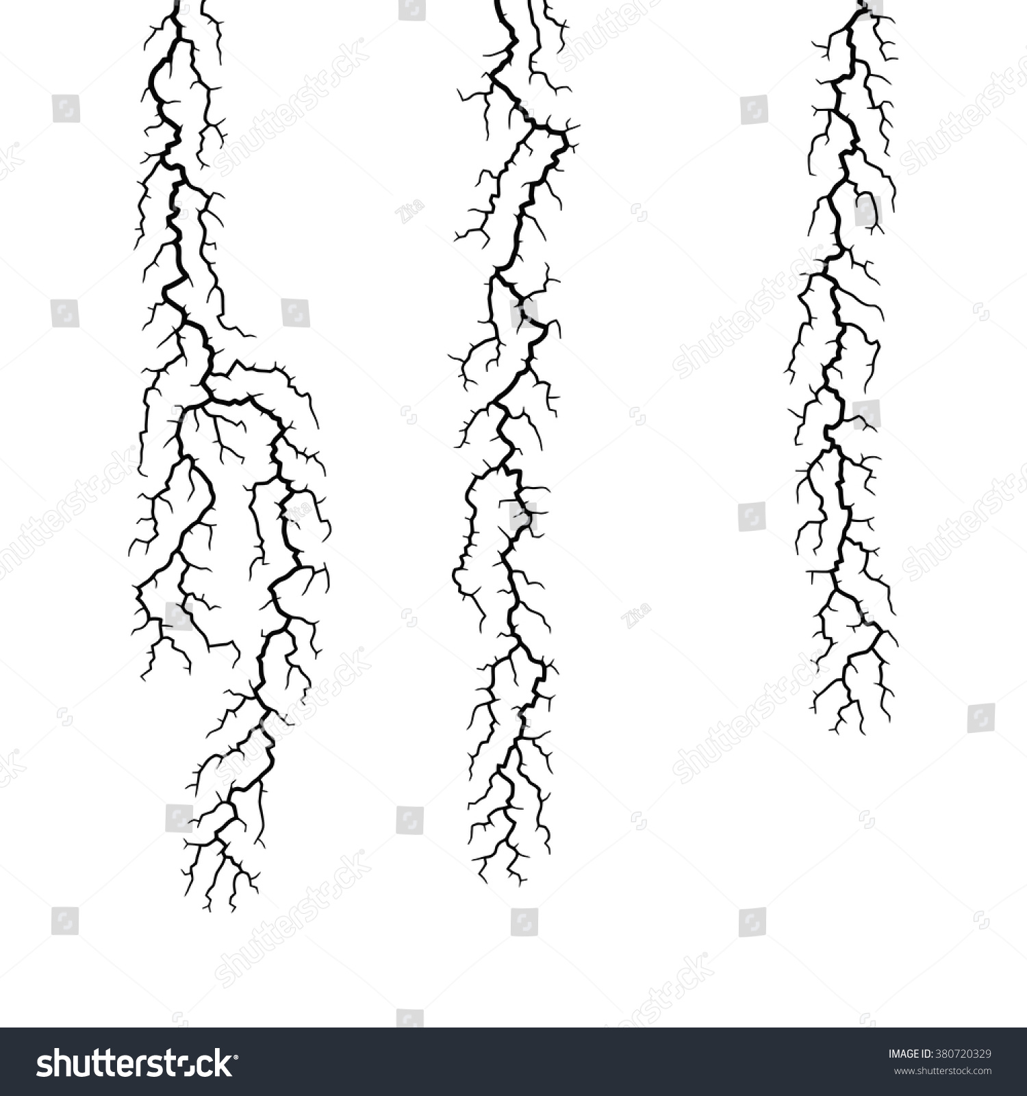 Cracks Templates Vector Illustration Stock Vector (Royalty Free ...