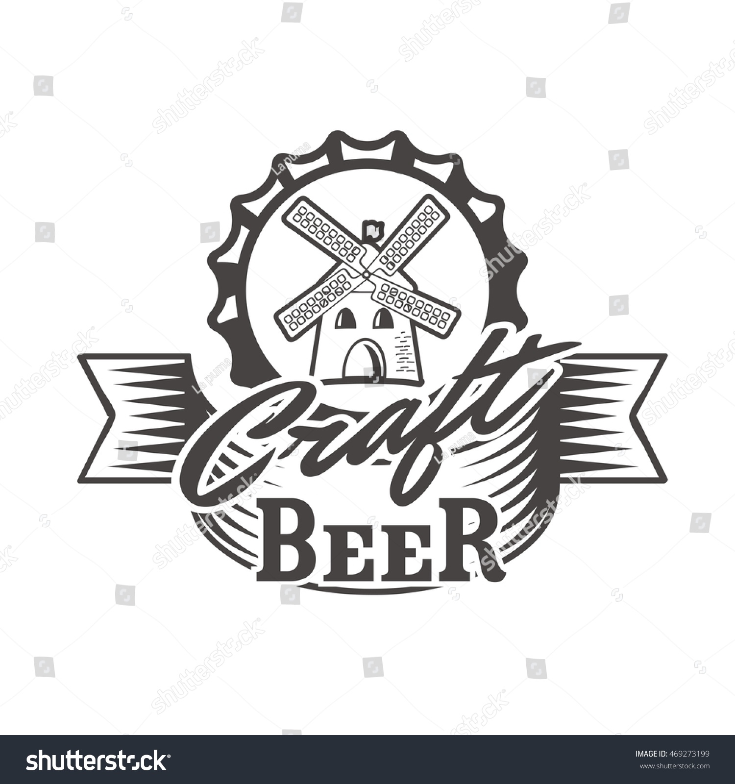 Craft Beer Label Stock Vector (Royalty Free) 469273199 | Shutterstock