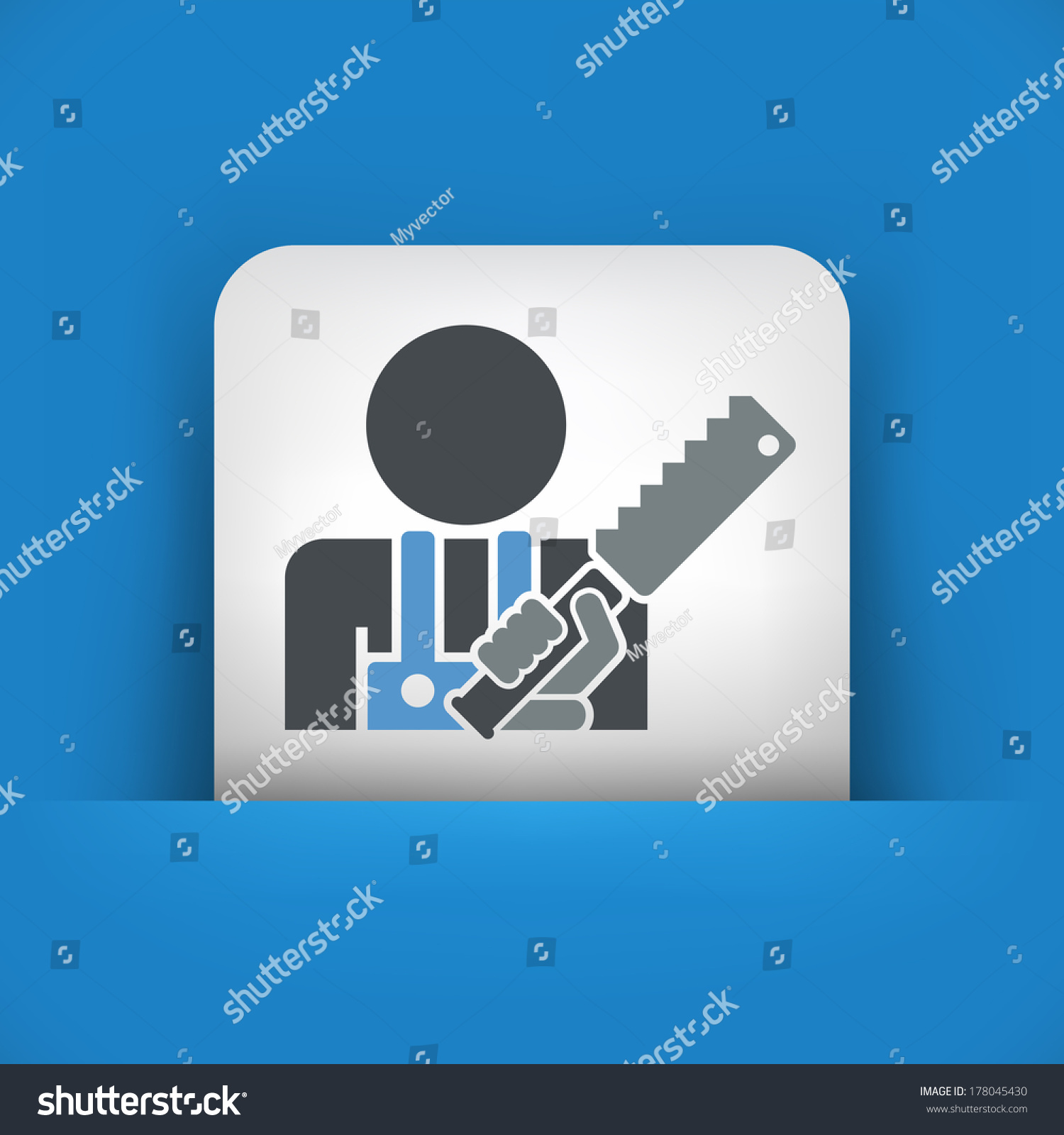Craftsman Icon Stock Vector (Royalty Free) 178045430 | Shutterstock