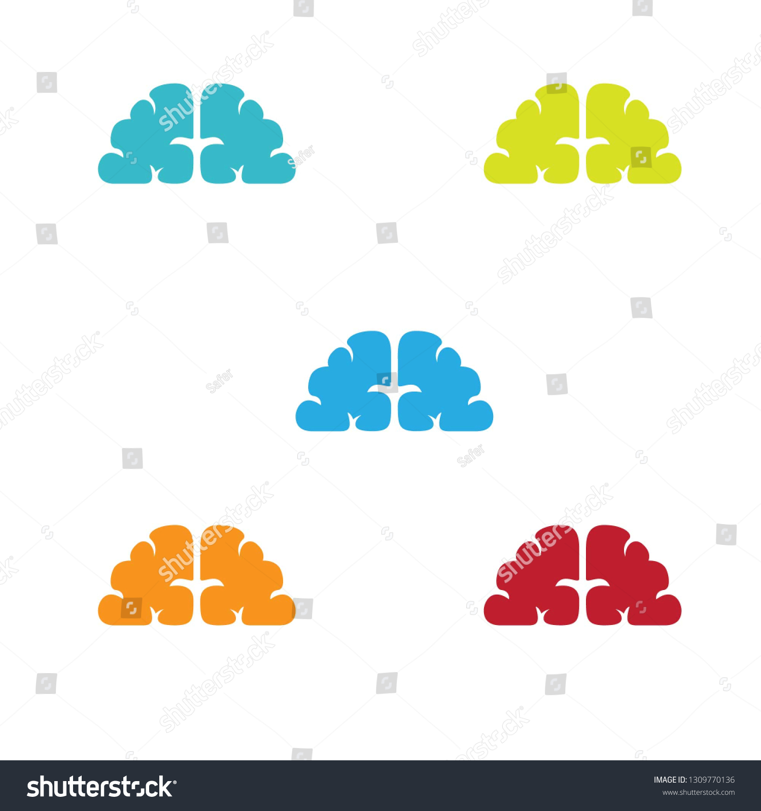 Cranium Logo Brain Logo Stock Vector (Royalty Free) 1309770136 ...