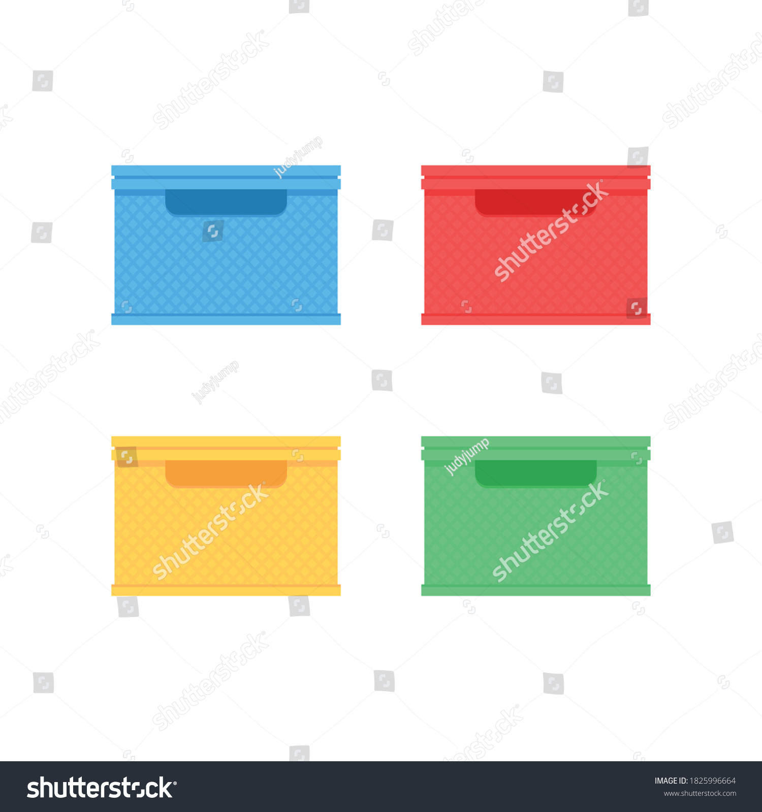 Crate Stack Cartoon Vector Free Space Stock Vector (Royalty Free ...