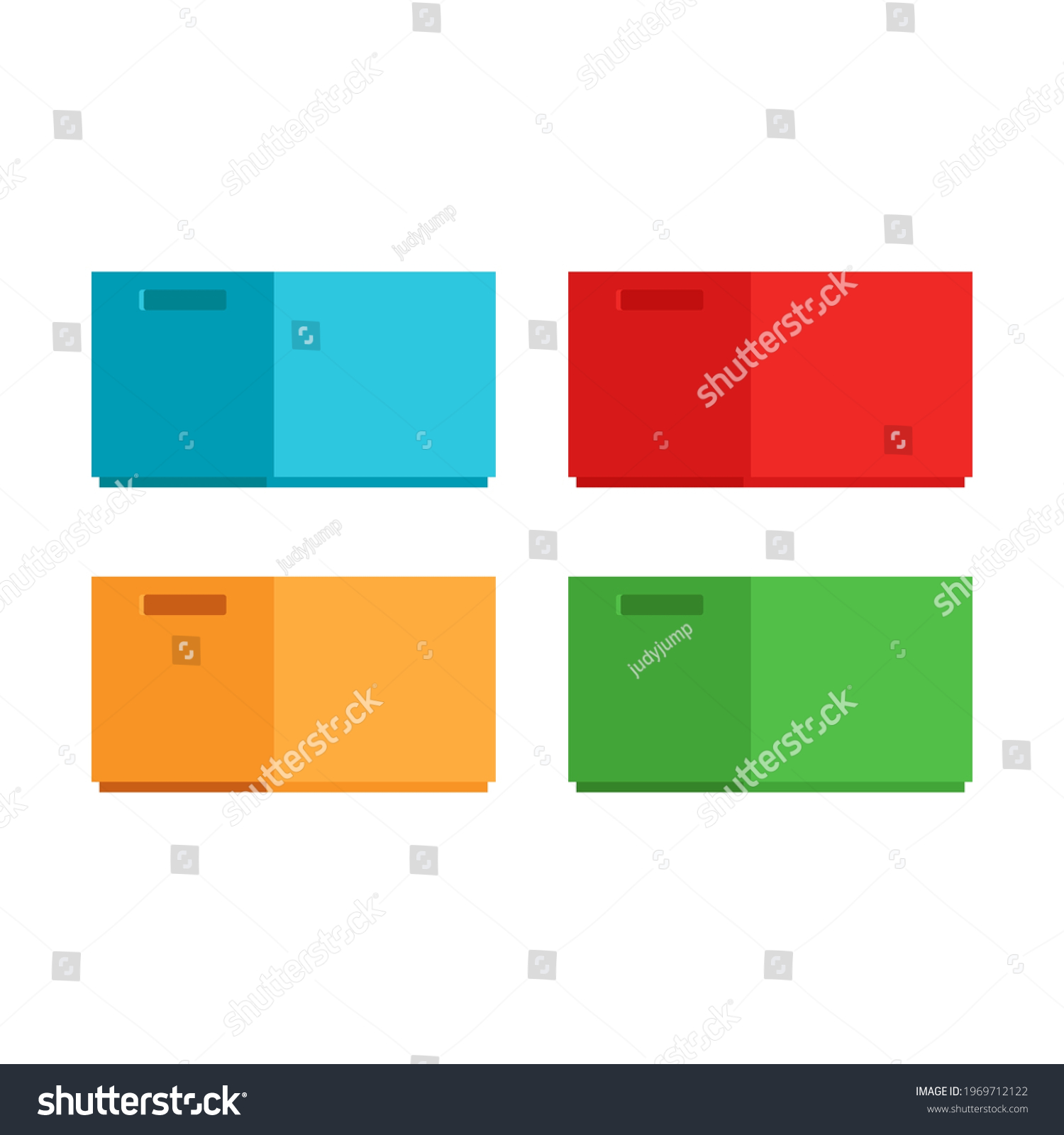 Crate Stack Cartoon Vector Free Space Stock Vector (Royalty Free ...