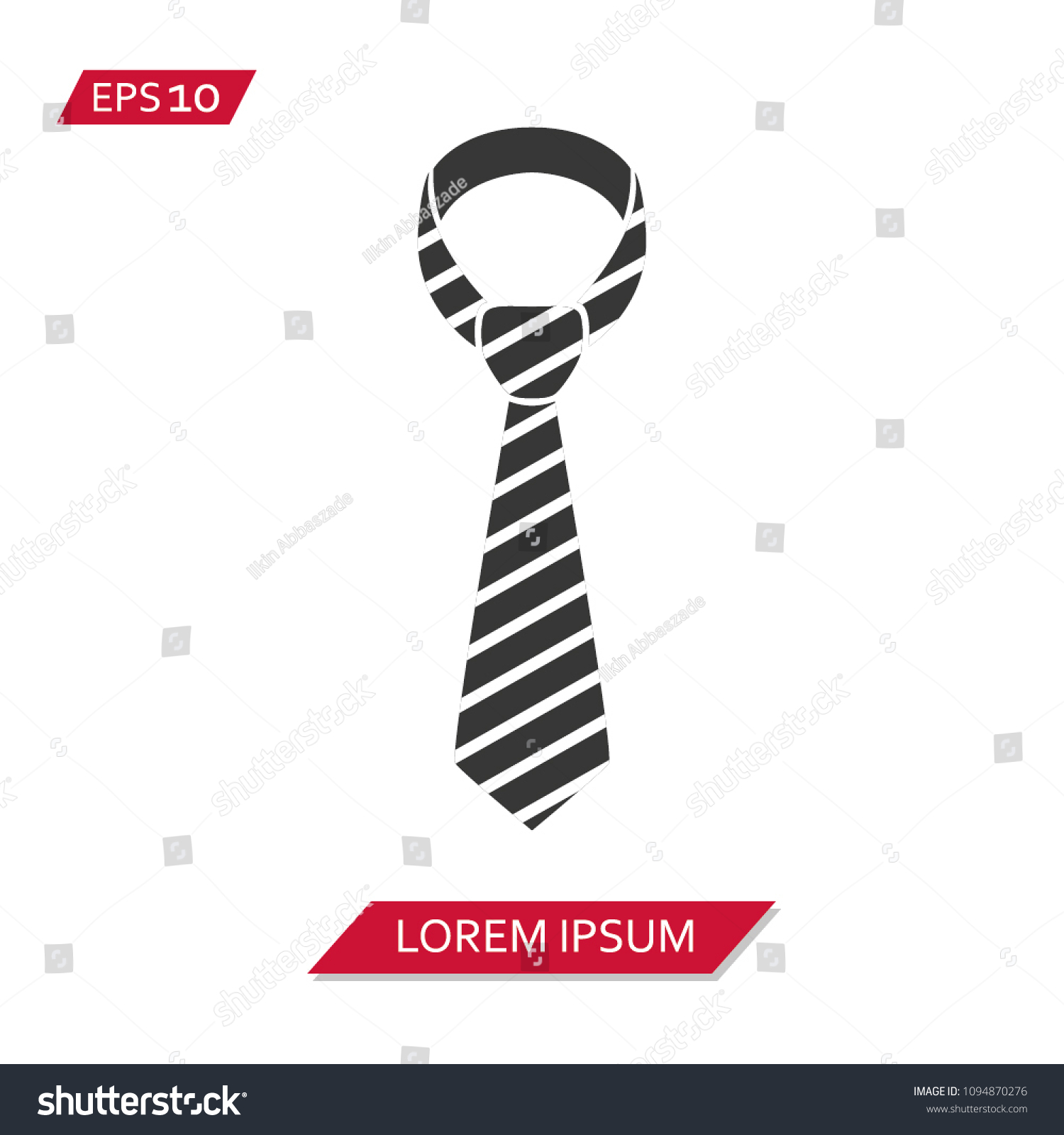 Cravat Vector Icon Symbol Stock Vector (Royalty Free) 1094870276 ...