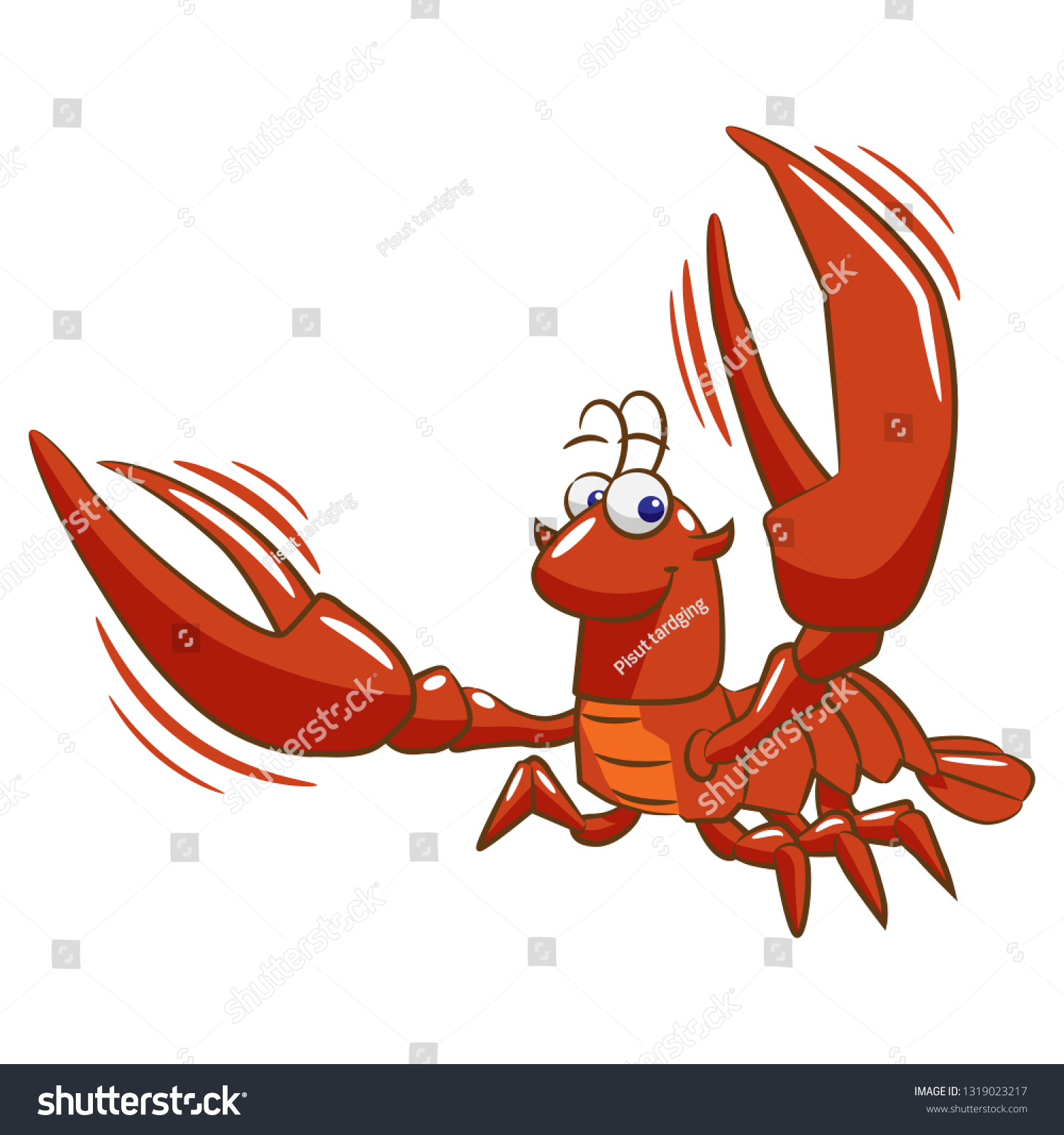 13 Crawfish kawaii Images, Stock Photos & Vectors | Shutterstock