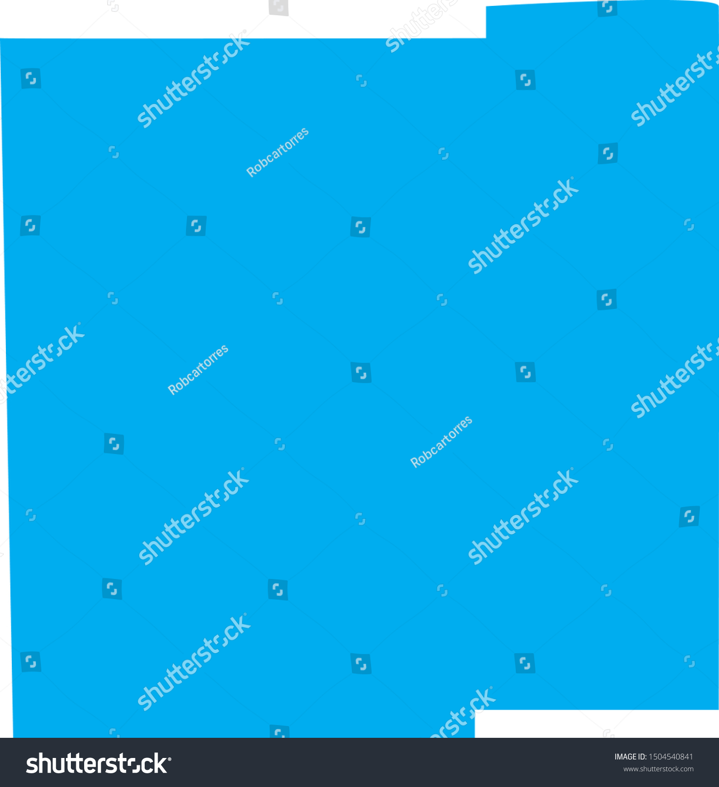 Crawford County Map Ohio State Stock Vector (Royalty Free) 1504540841 ...