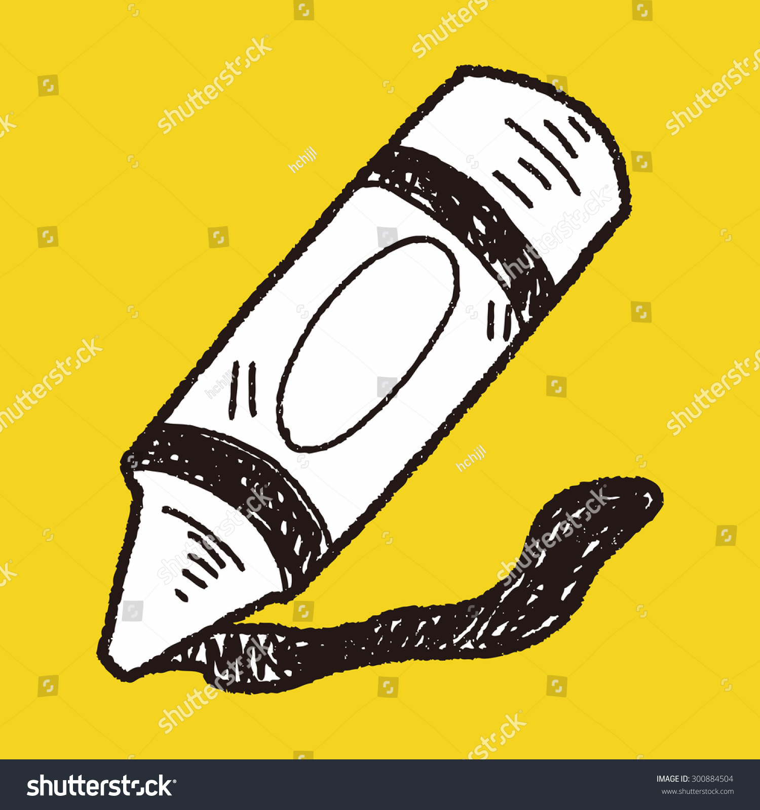 Crayon Doodle Stock Vector (Royalty Free) 300884504 | Shutterstock
